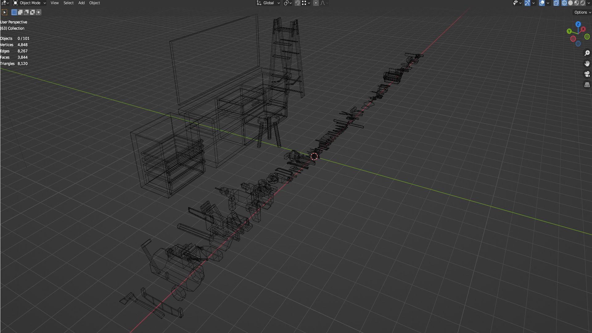 3D model Comprehensive Low-Poly Toolset Collection VR / AR / low-poly ...