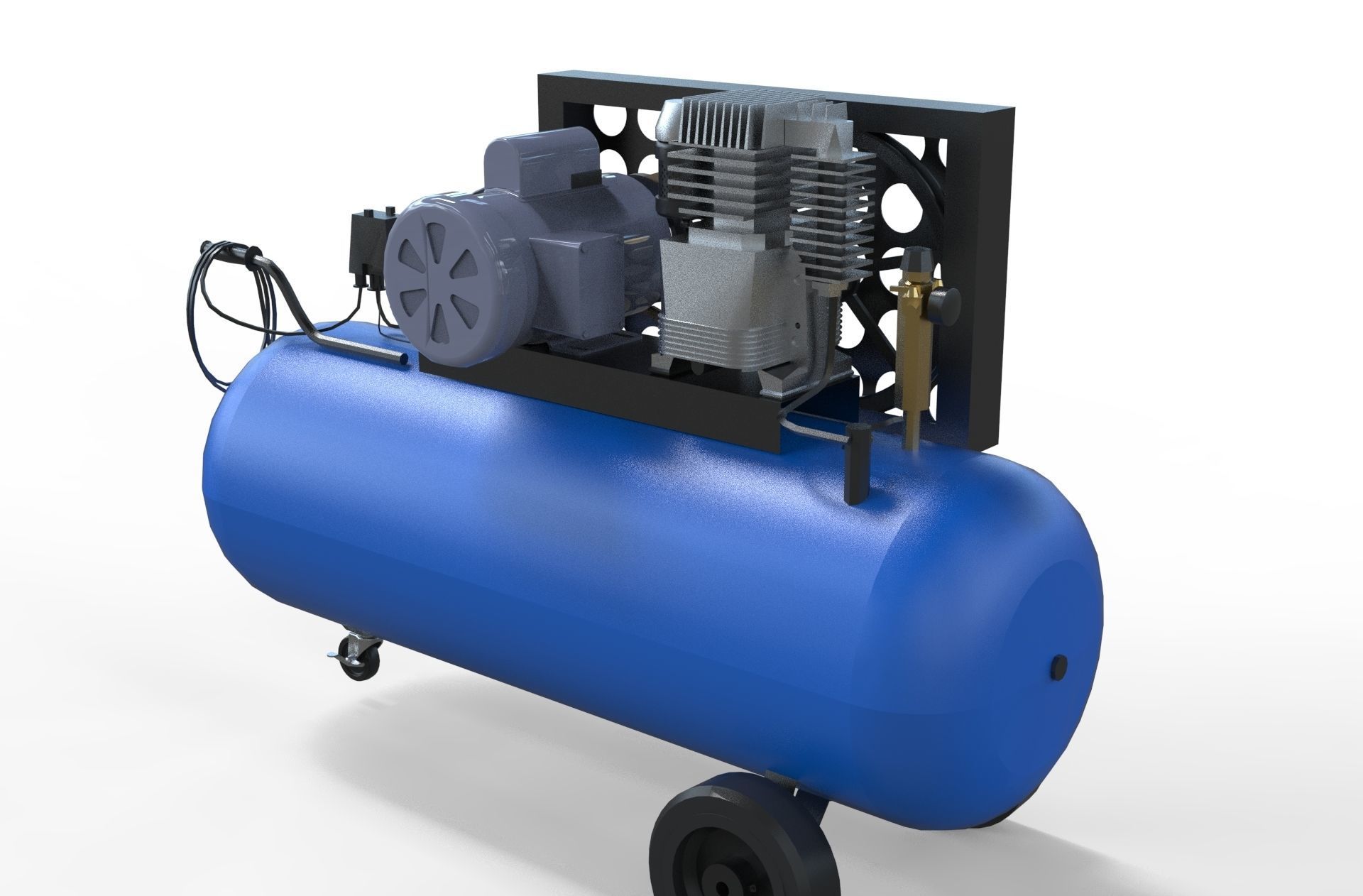 Air Compressor 3D model 3D model | CGTrader