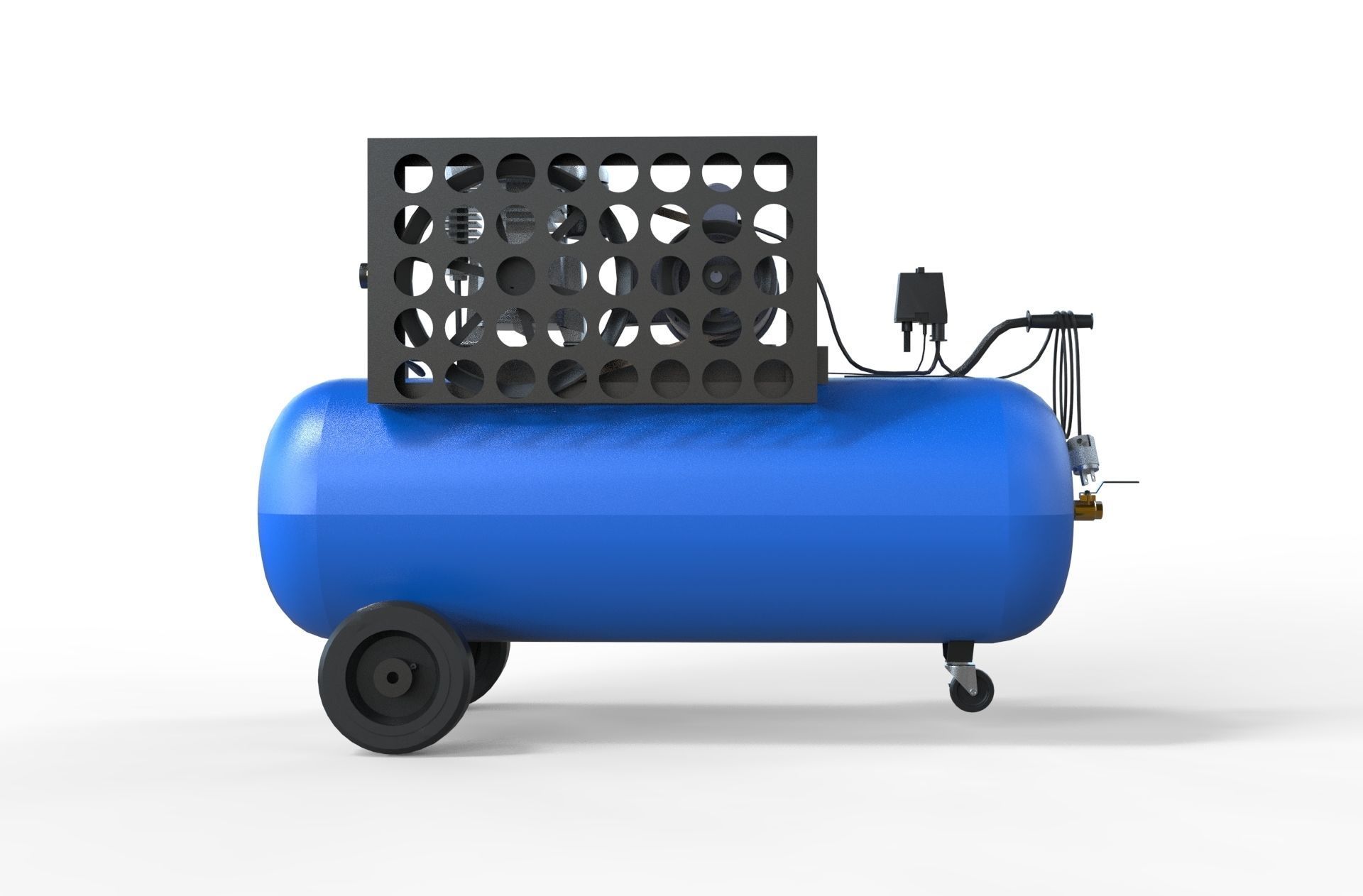 Air Compressor 3D model 3D model | CGTrader