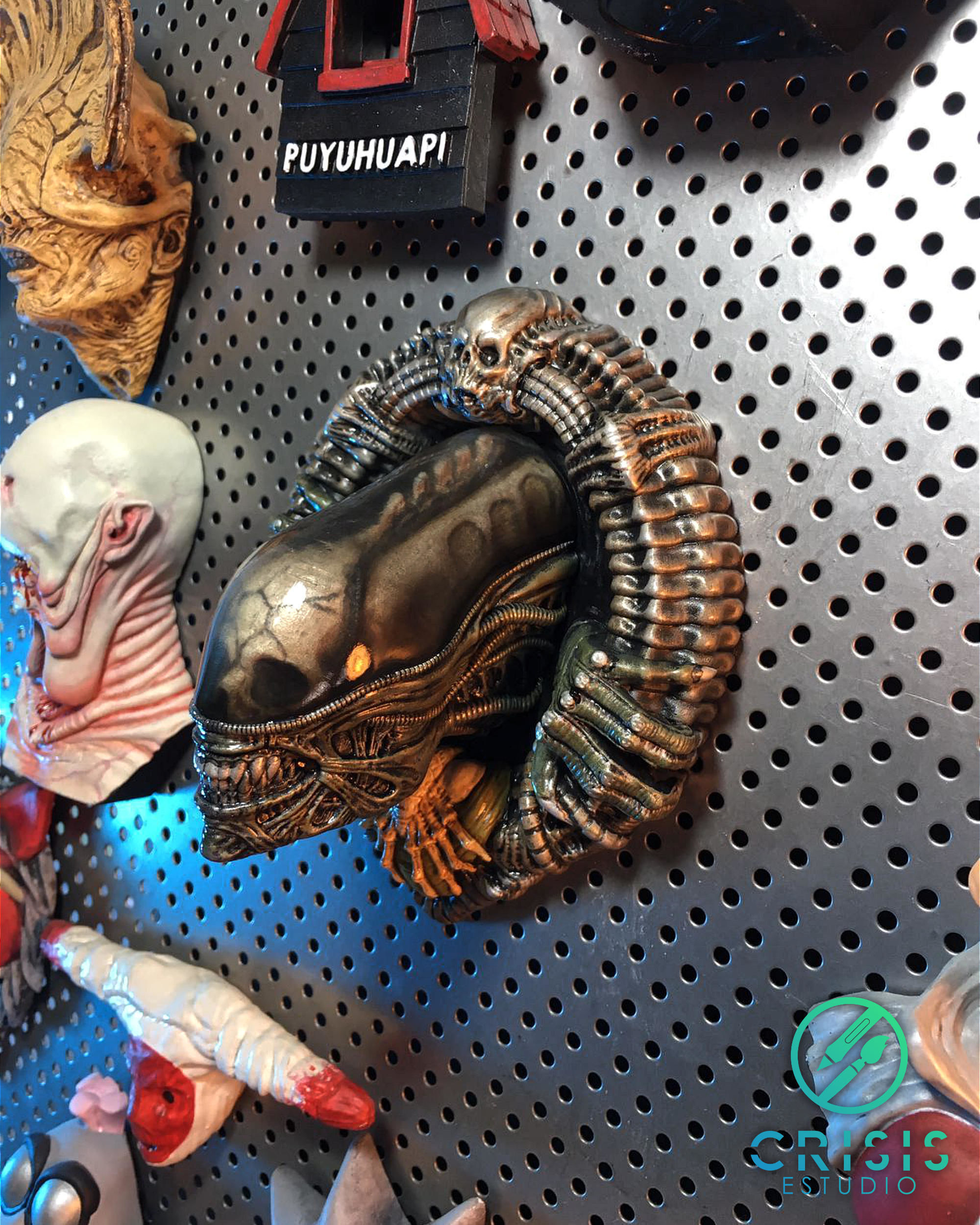 Alien Xenomorph big chap Wall Art Hanger for 3D Print 3D model 3D ...