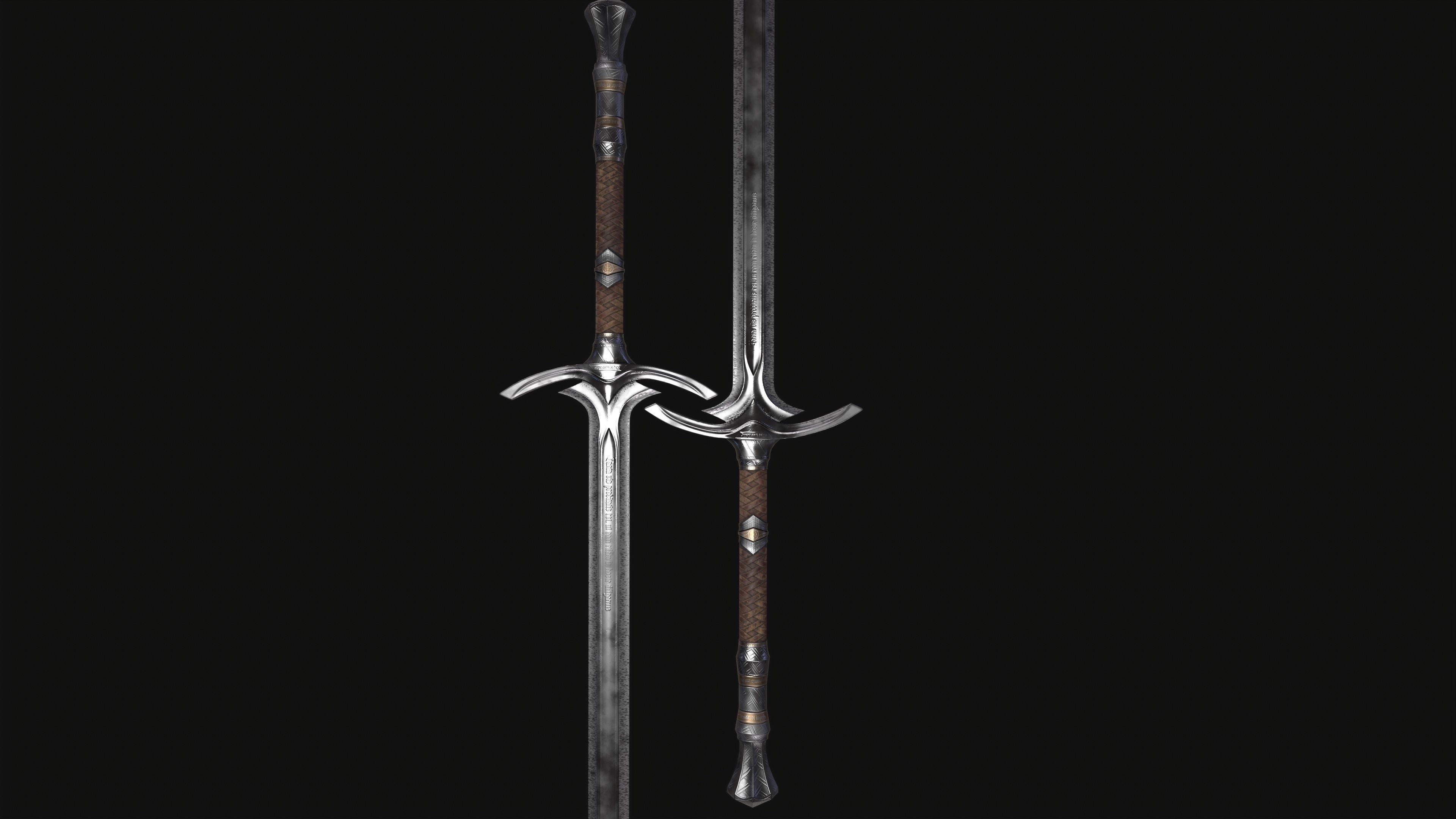 Realistic Medieval Sword free VR / AR / low-poly 3D model rigged | CGTrader