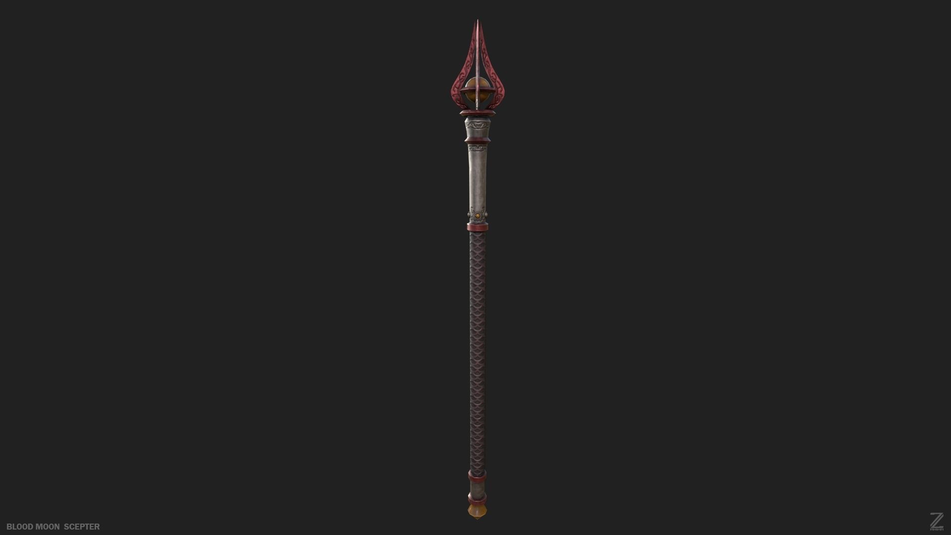 3D model Blood moon scepter VR / AR / low-poly | CGTrader