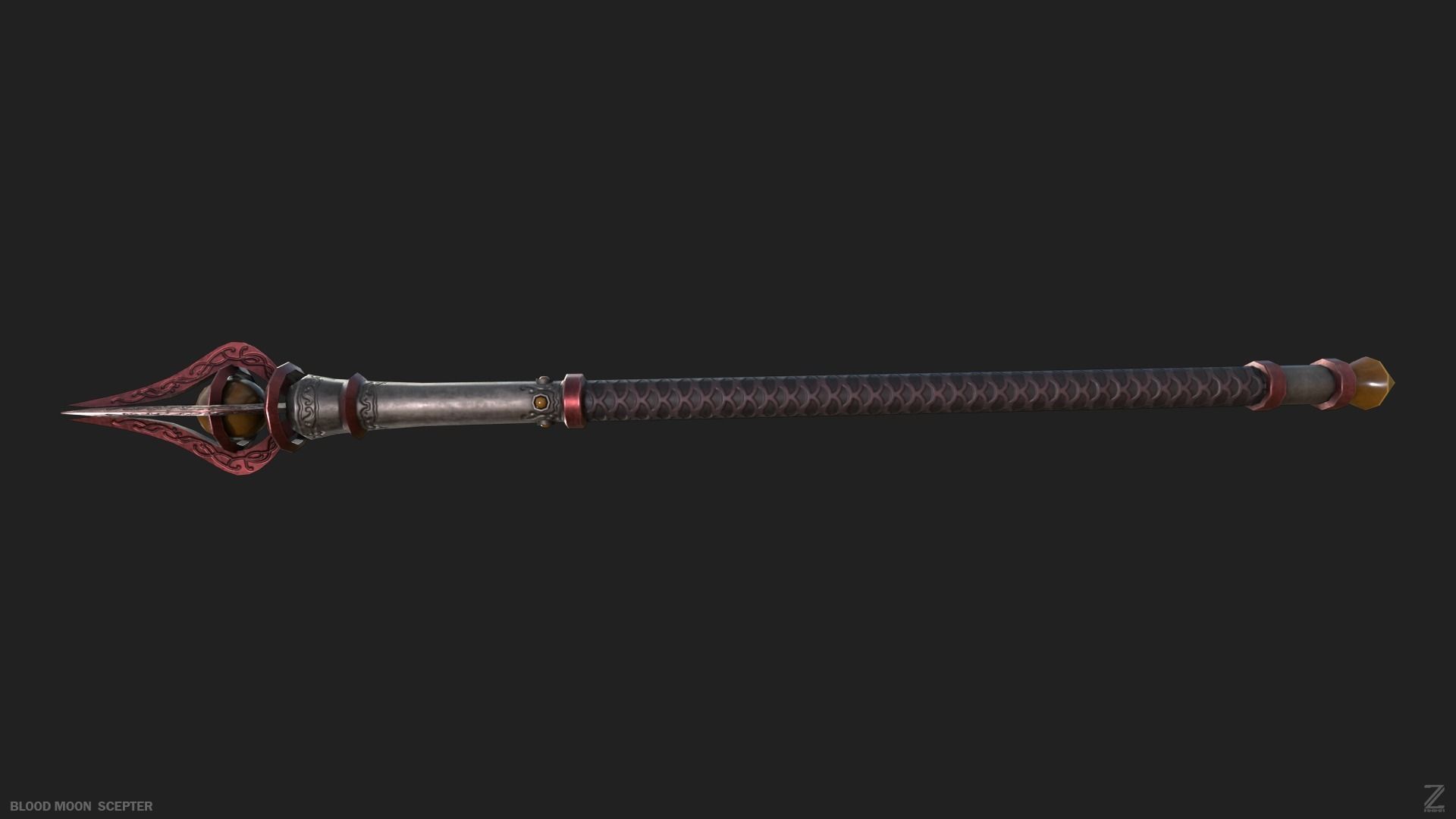 3D model Blood moon scepter VR / AR / low-poly | CGTrader