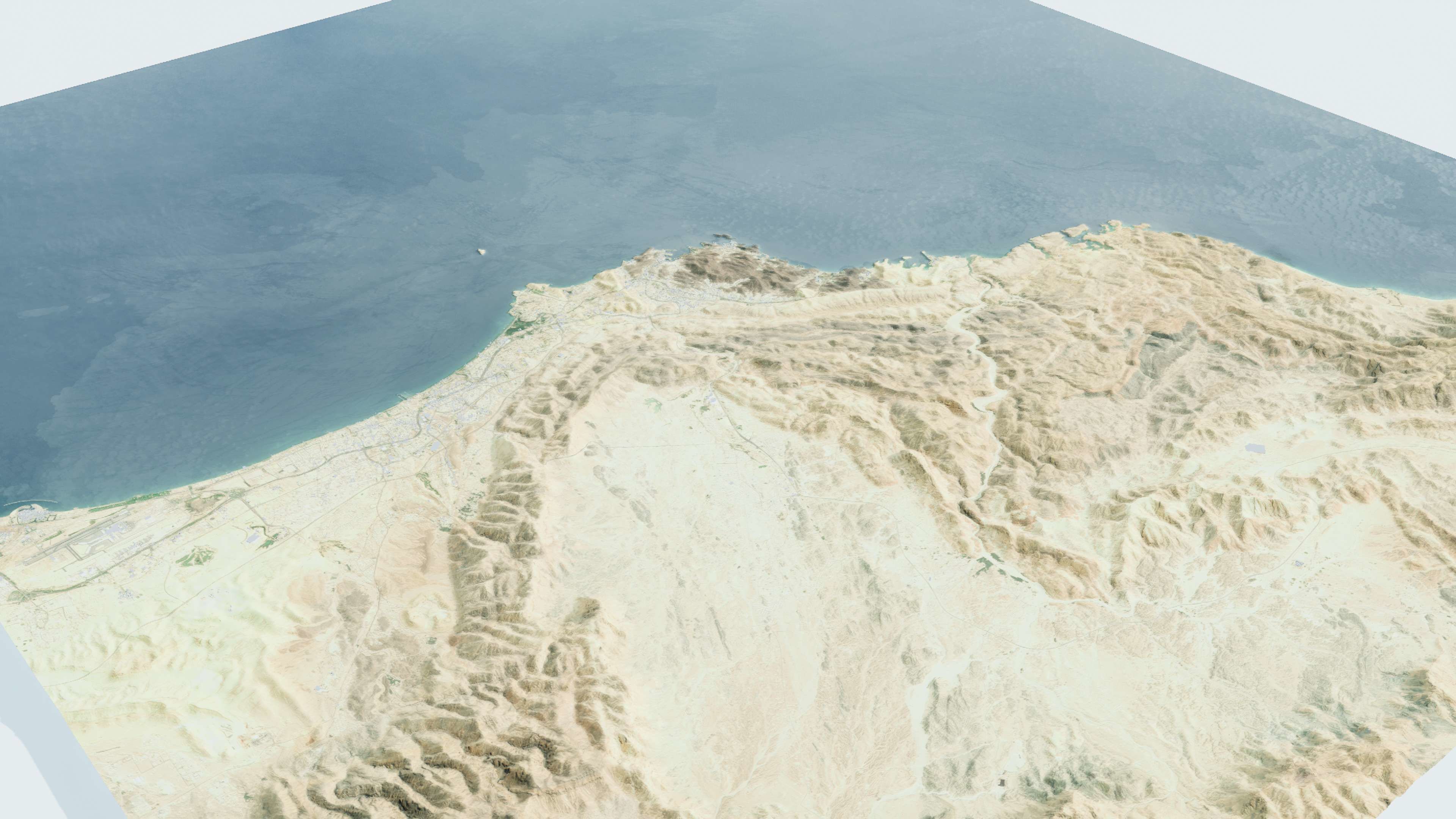 Muscat Oman City Landscape 3D Model 3D model | CGTrader