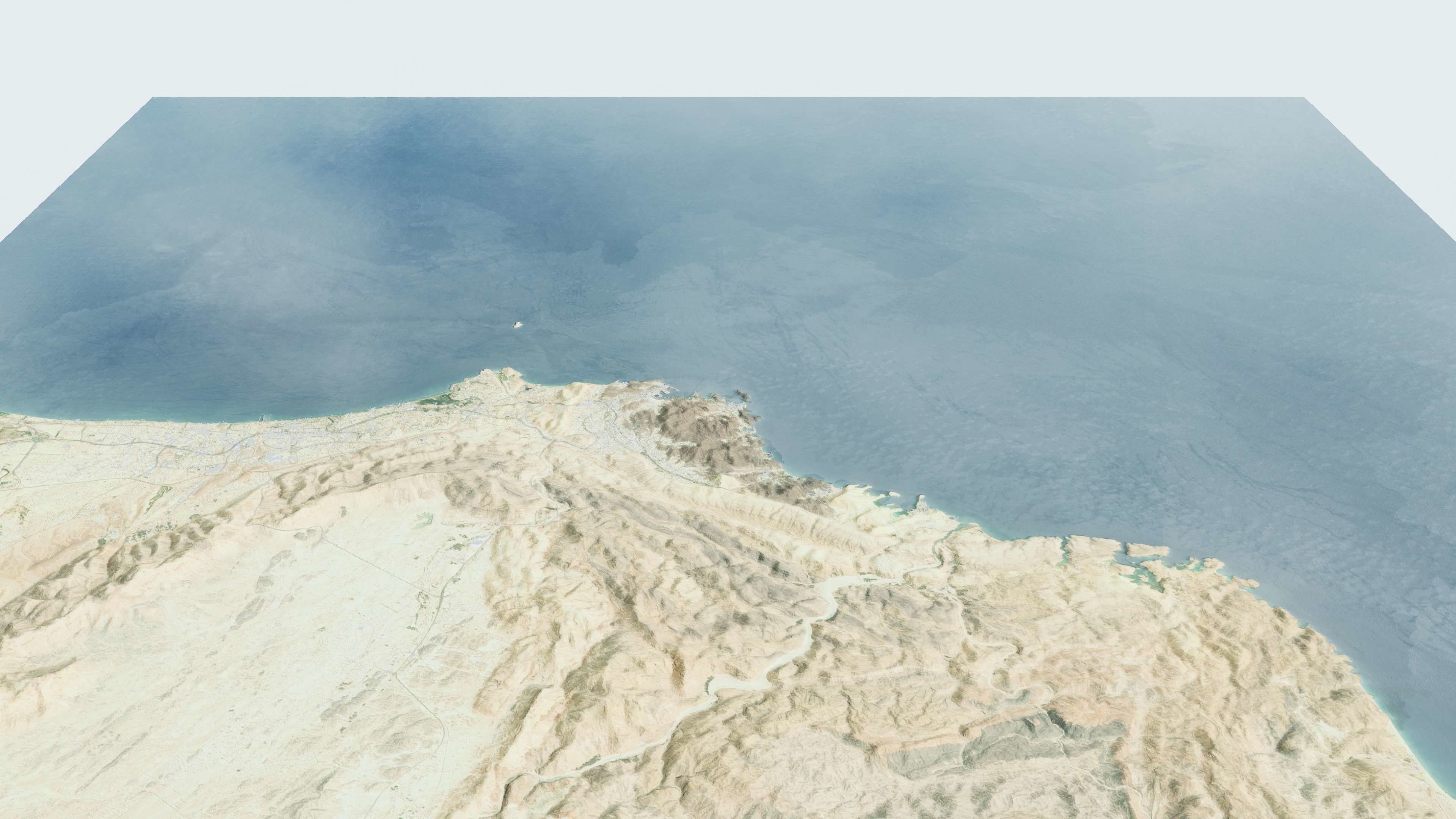 Muscat Oman City Landscape 3D Model 3D model | CGTrader