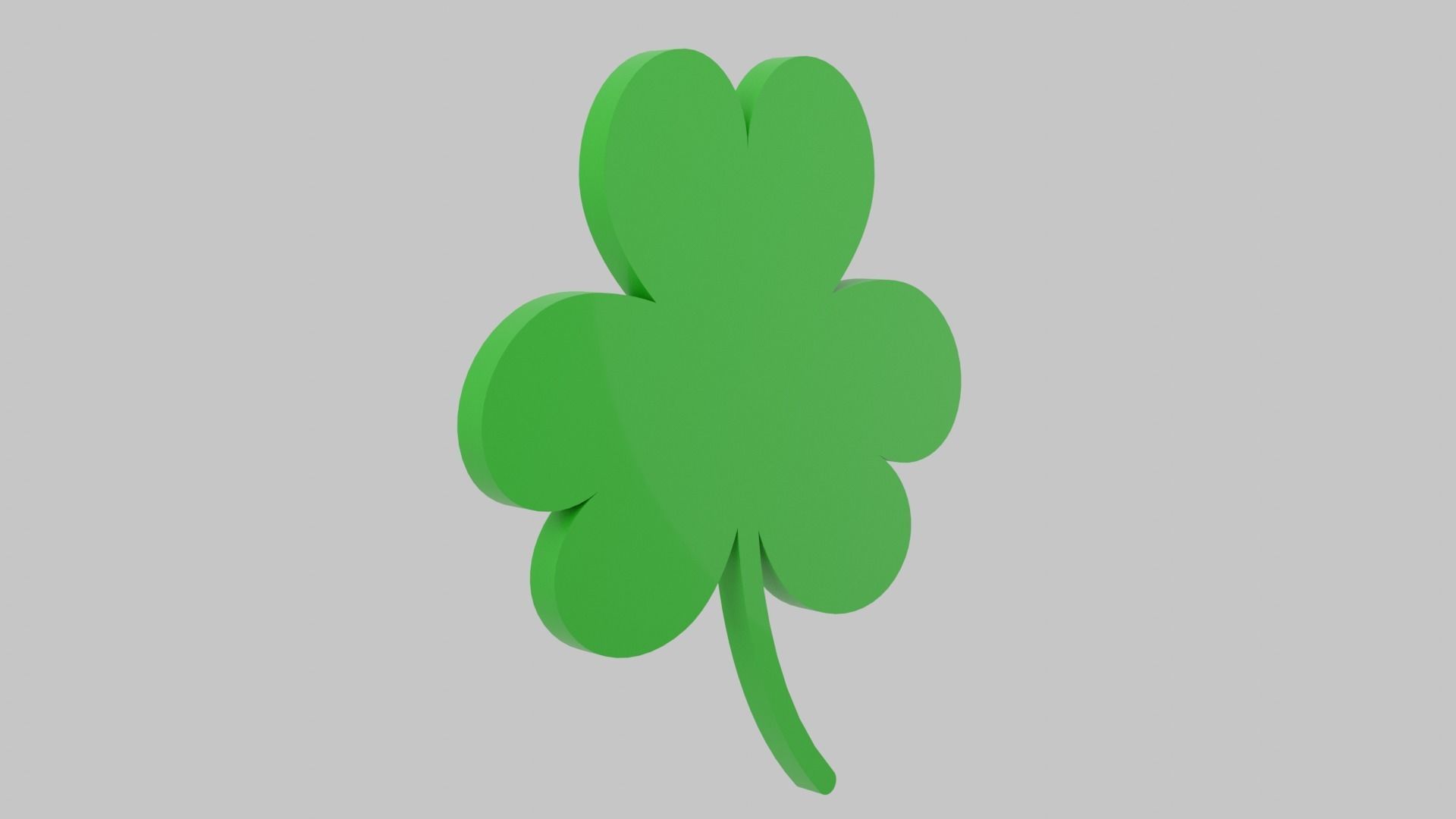 3D model Clover shamrock leaf VR / AR / low-poly | CGTrader