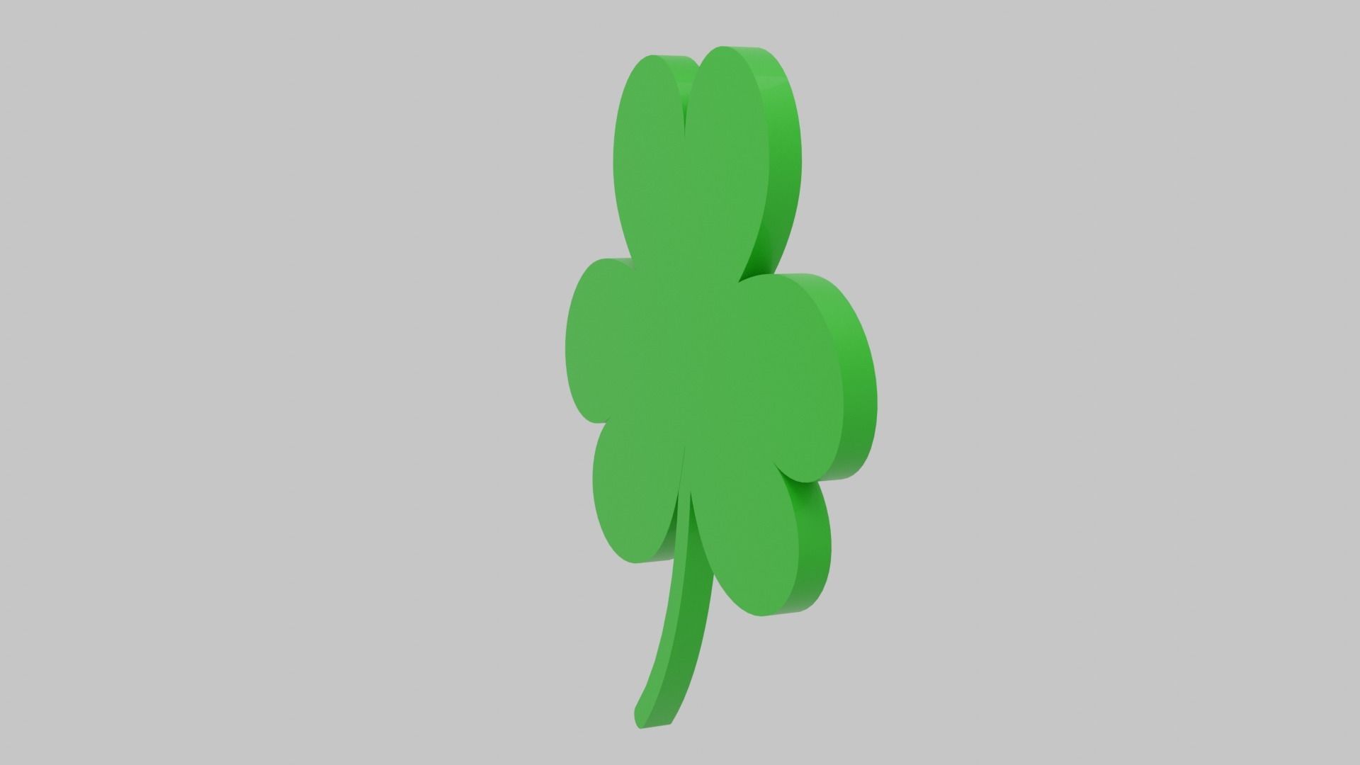 3D model Clover shamrock leaf VR / AR / low-poly | CGTrader