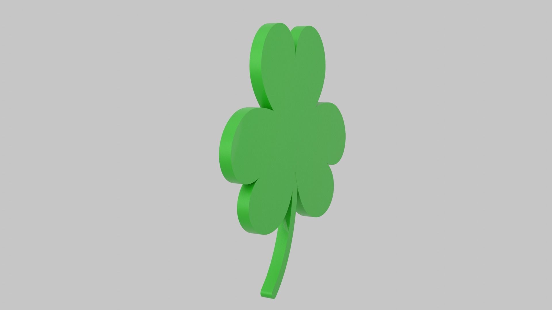 3D model Clover shamrock leaf VR / AR / low-poly | CGTrader