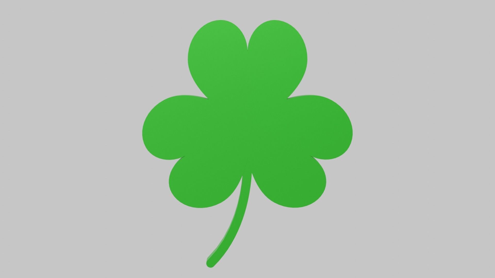 3D model Clover shamrock leaf VR / AR / low-poly | CGTrader