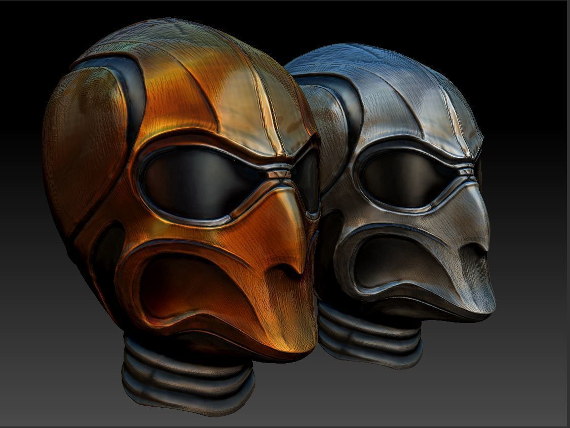 3D model Alien Helmet two colors VR / AR / low-poly | CGTrader