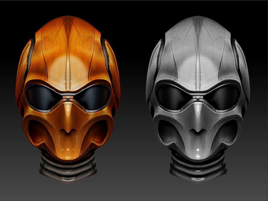 3D model Alien Helmet two colors VR / AR / low-poly | CGTrader