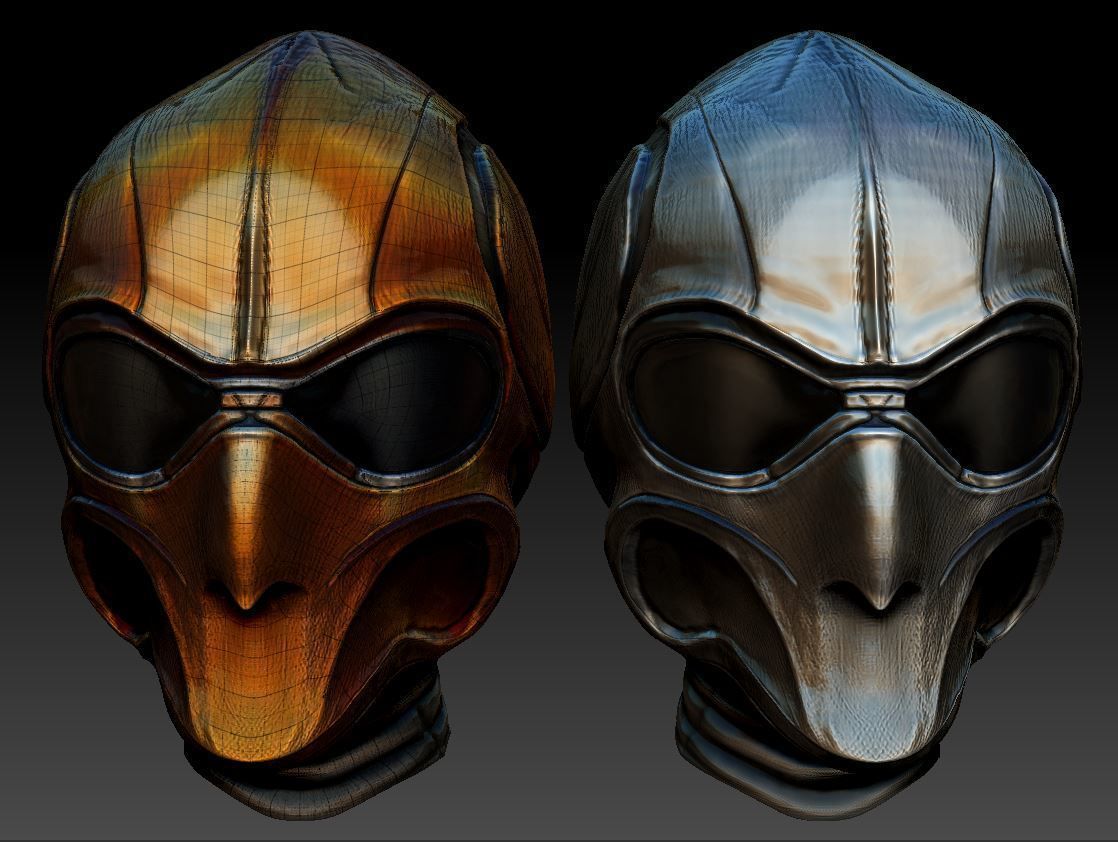 3D model Alien Helmet two colors VR / AR / low-poly | CGTrader