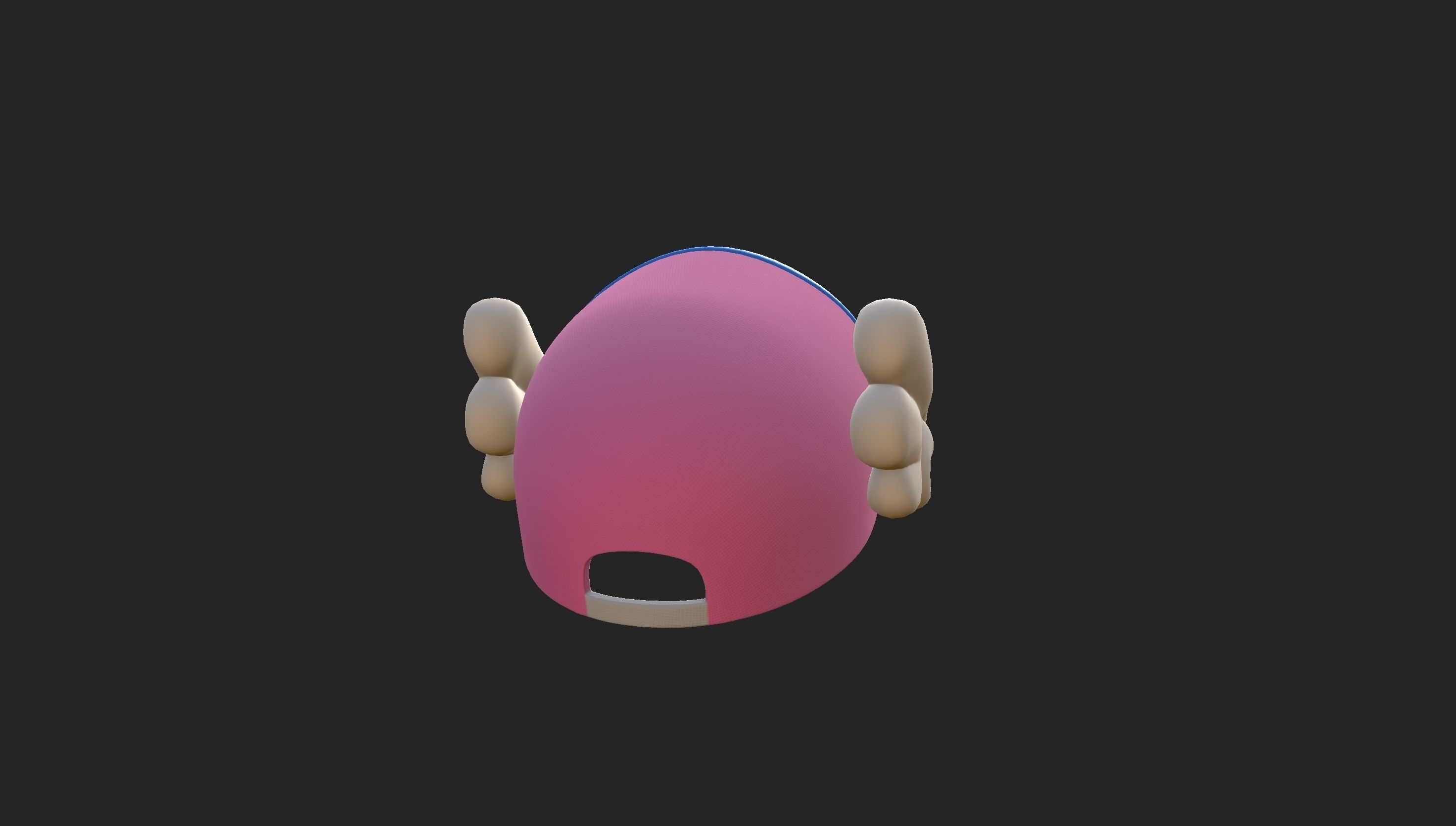 Hat026 Wing Cap 3D model | CGTrader