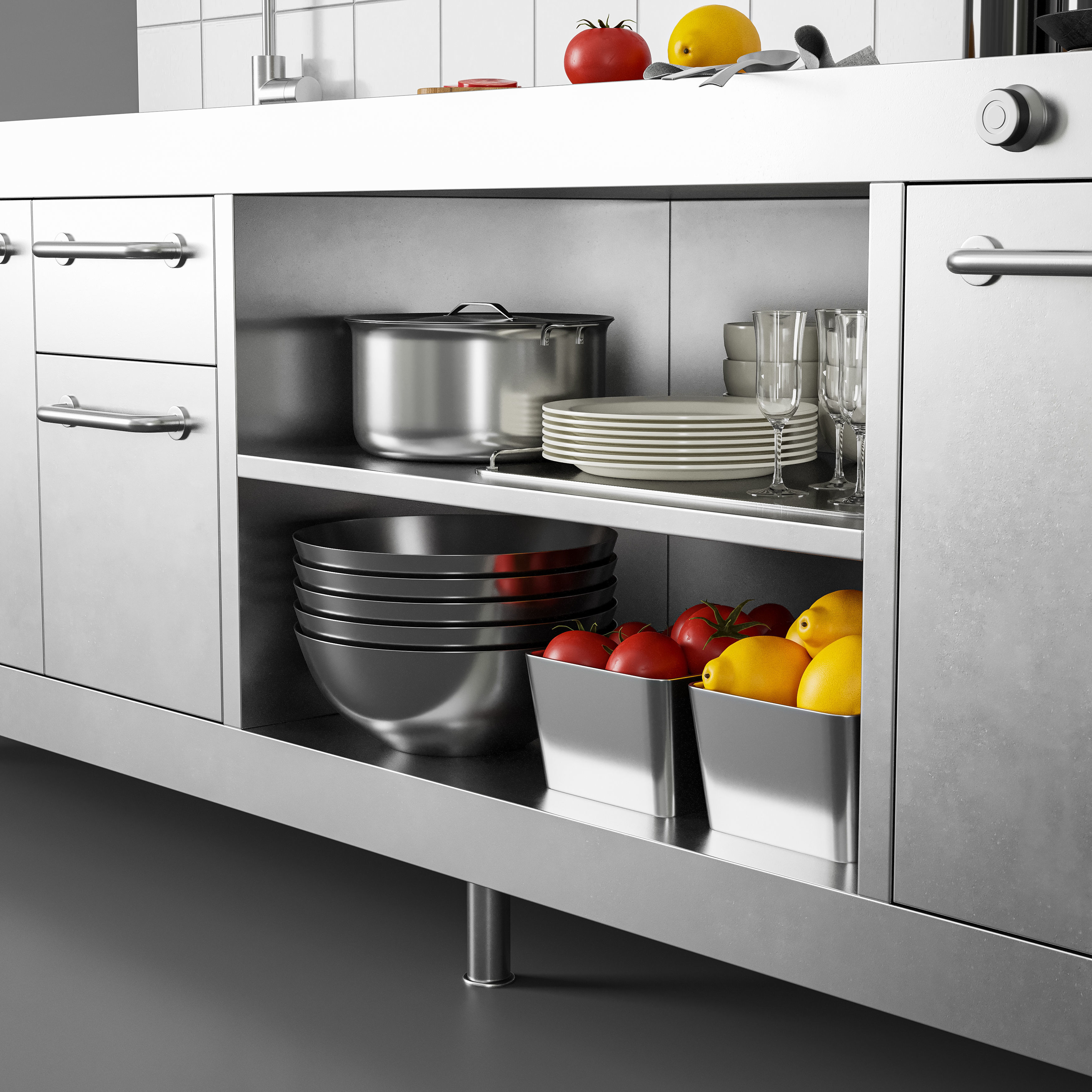 Restaurants Kitchen 2 3D model | CGTrader