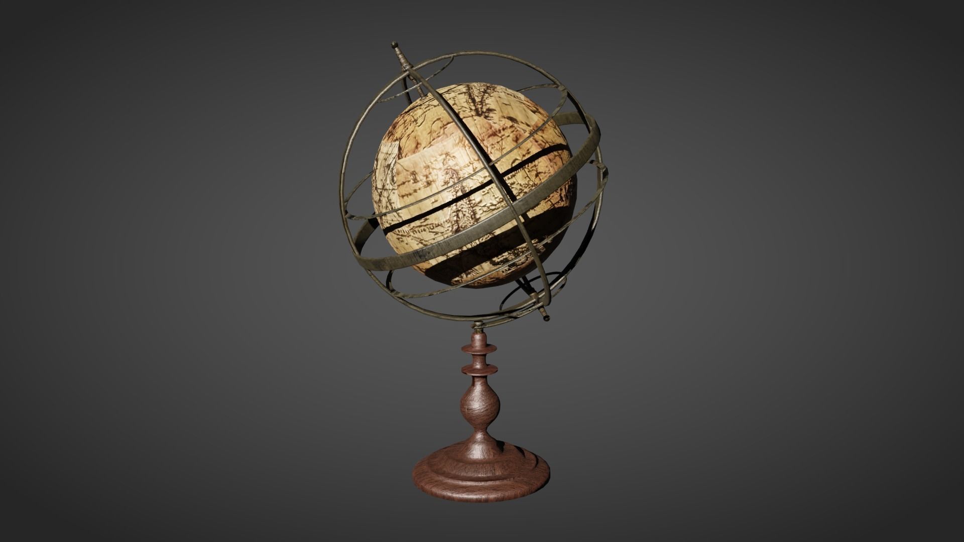 3D model Antique Collection Model Old - Low poly Realistic VR / AR ...