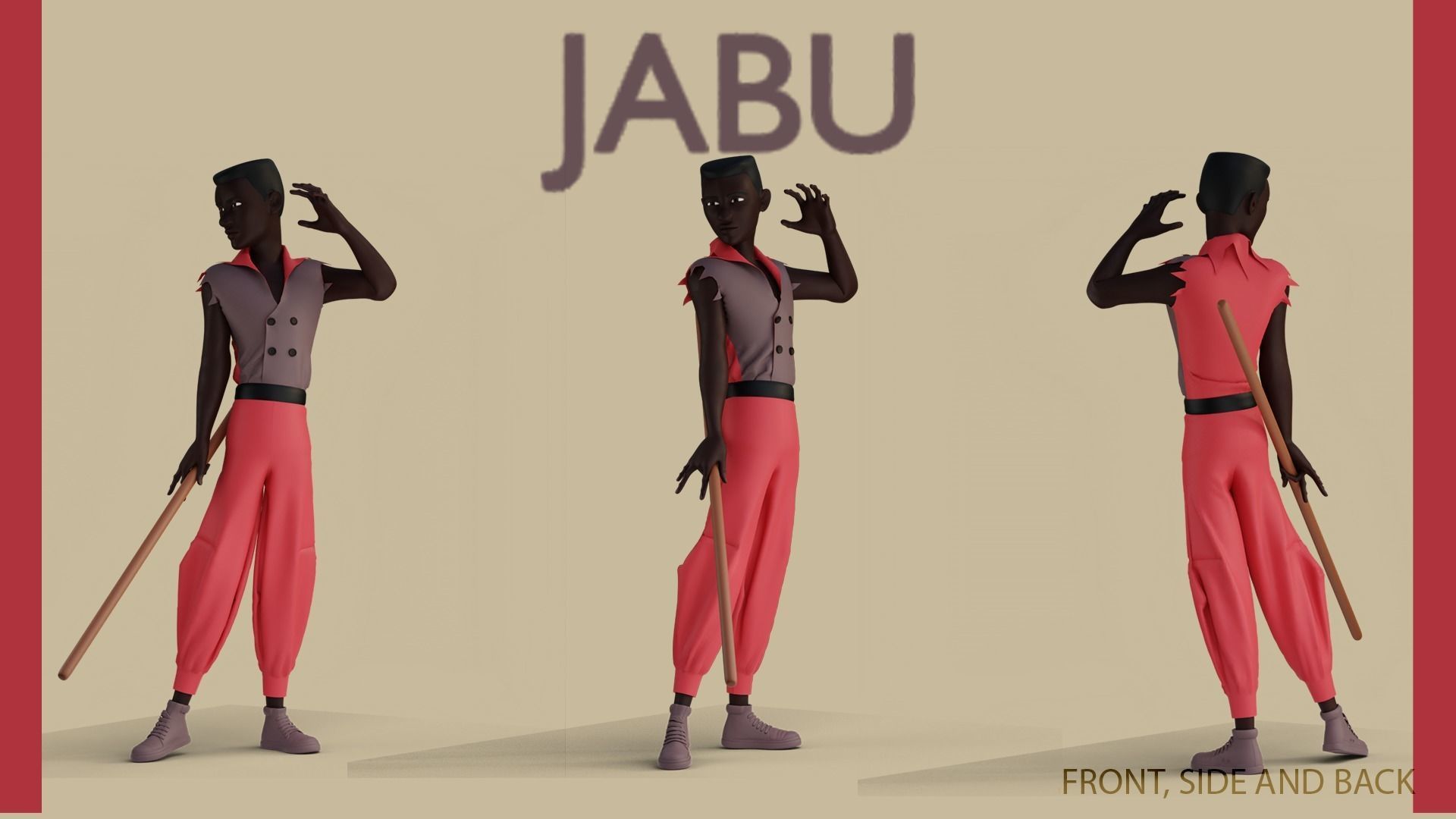 3D model JABU RIG BLENDER VERSION VR / AR / low-poly | CGTrader