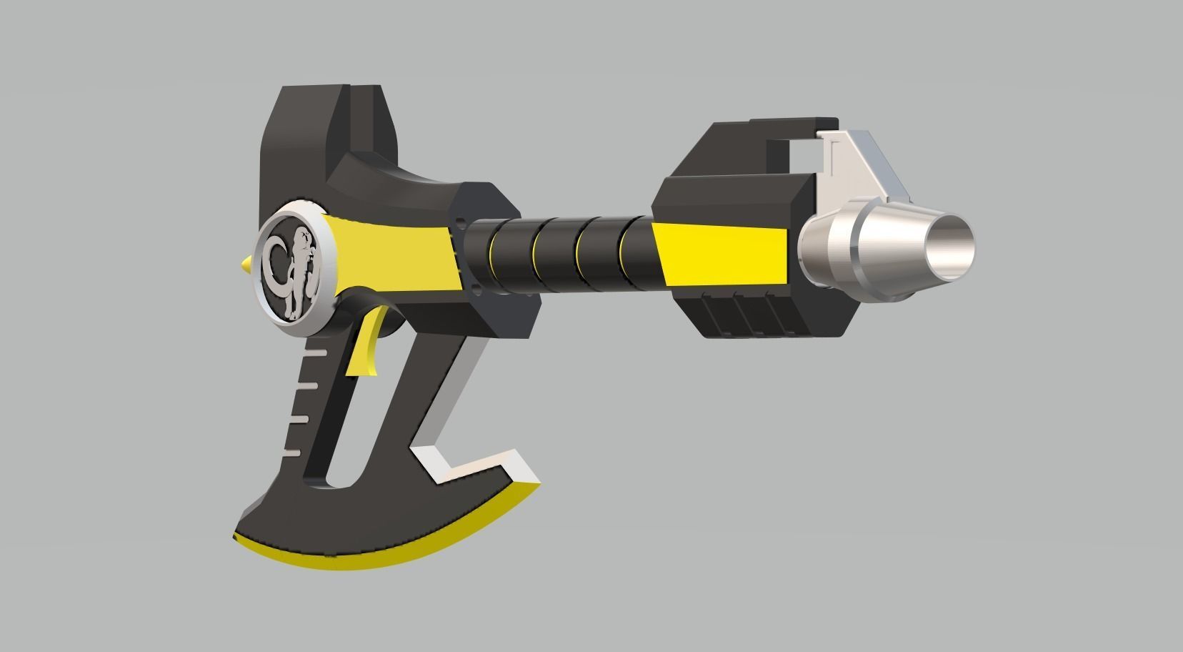 Black Ranger Mammoth Axe MMPR 3D model 3D printable | CGTrader