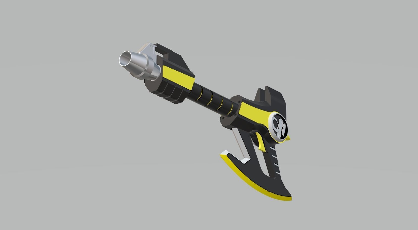 Black Ranger Mammoth Axe MMPR 3D model 3D printable | CGTrader
