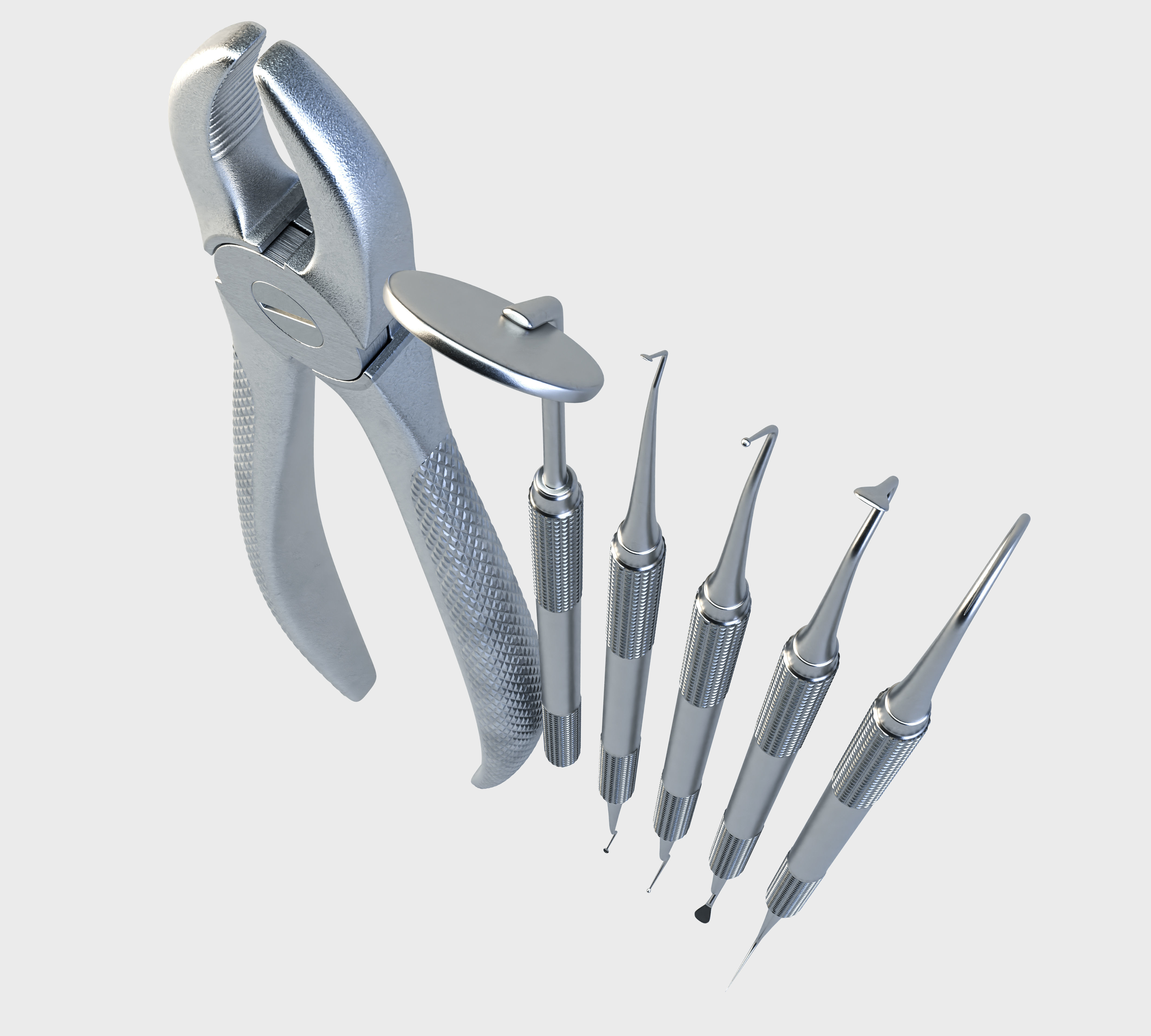 Dentist Instrument Tools 3D model | CGTrader