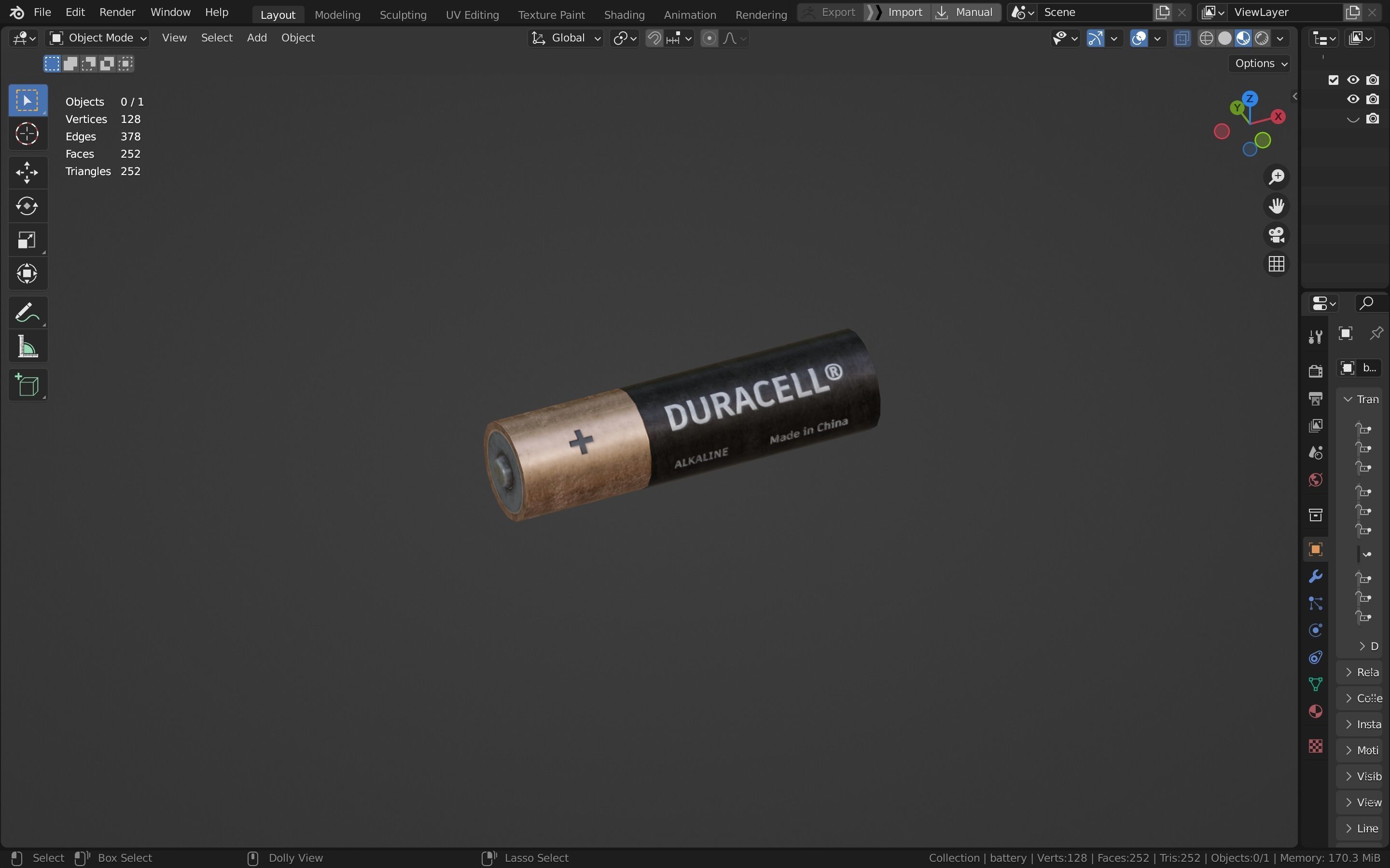 Battery free VR / AR / low-poly 3D model | CGTrader