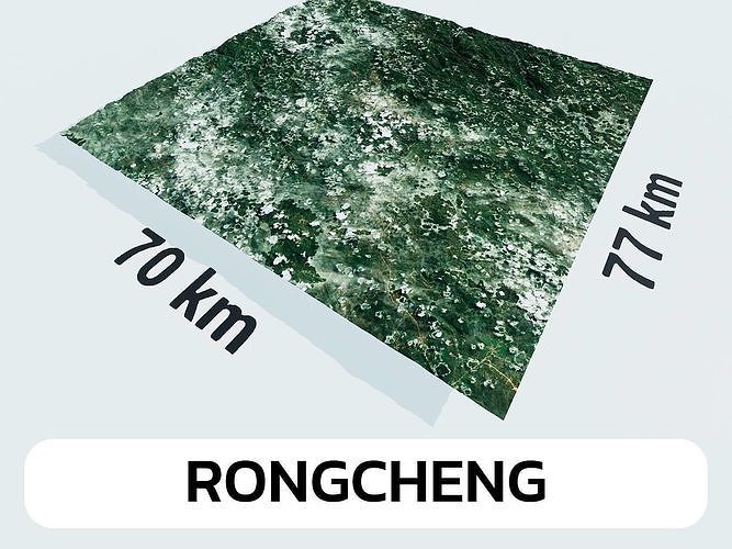 Rongcheng China City Landscape 3D Model 3D model | CGTrader