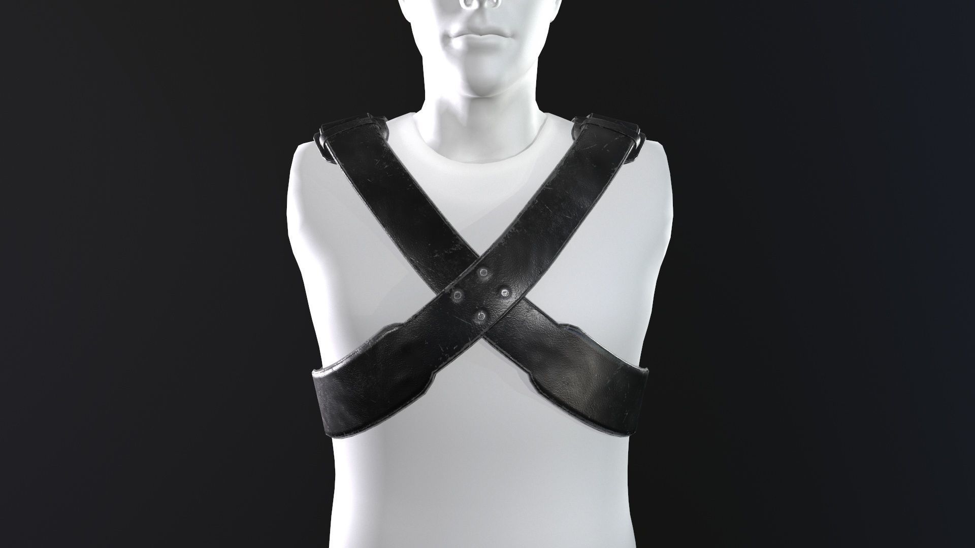 3D model Cross Chest Strap PBR VR / AR / low-poly | CGTrader