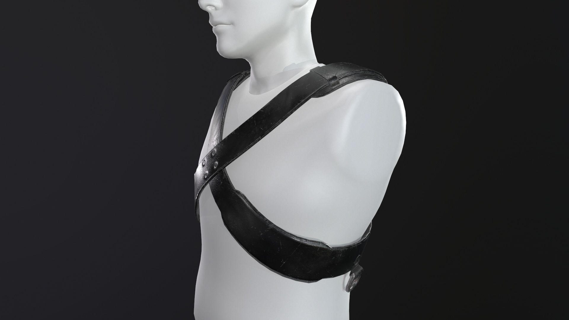 3D model Cross Chest Strap PBR VR / AR / low-poly | CGTrader