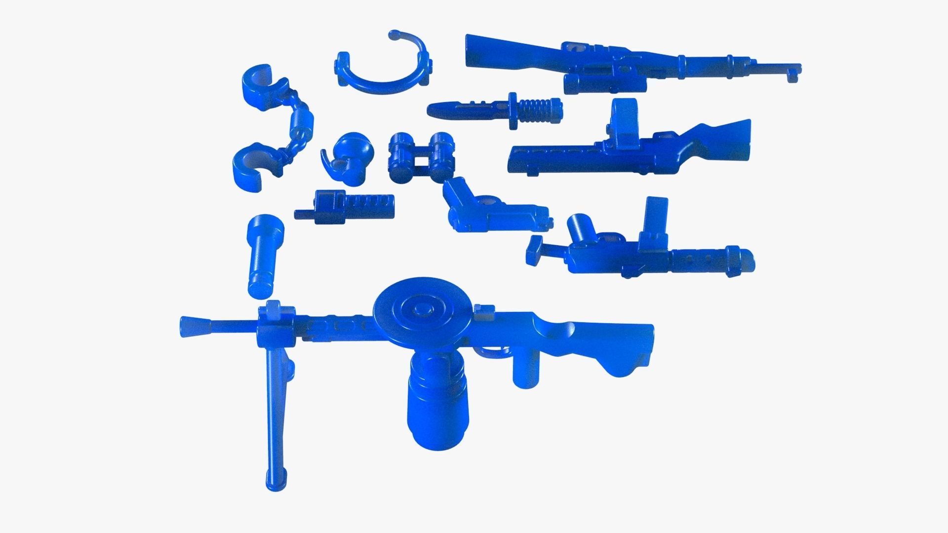 Lego Realsize 3D Scan Weapons Collection 3D model 3D model | CGTrader