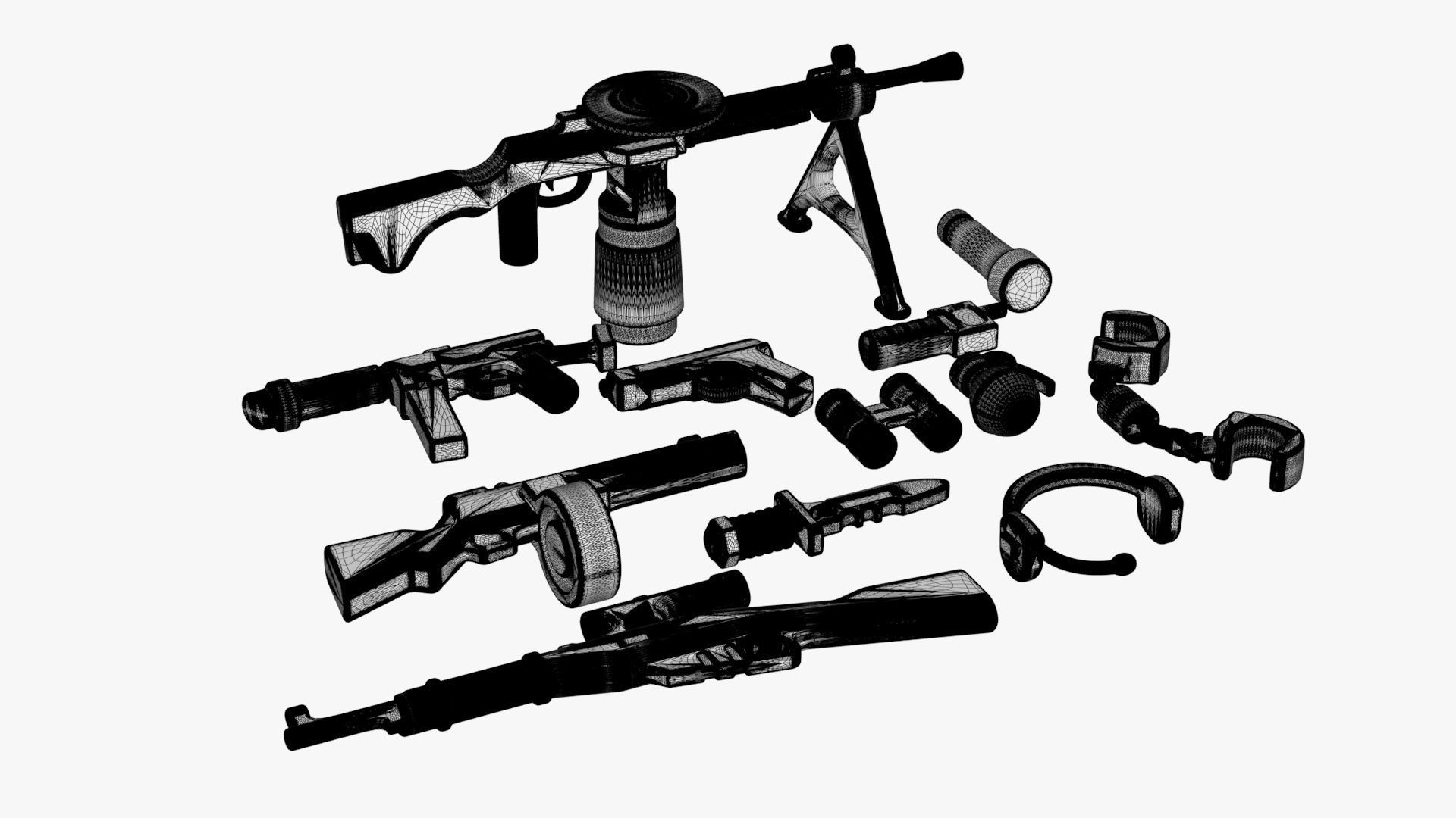 Lego Realsize 3D Scan Weapons Collection 3D model 3D model | CGTrader
