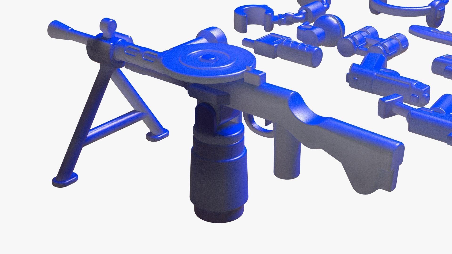 Lego Realsize 3D Scan Weapons Collection 3D model 3D model | CGTrader