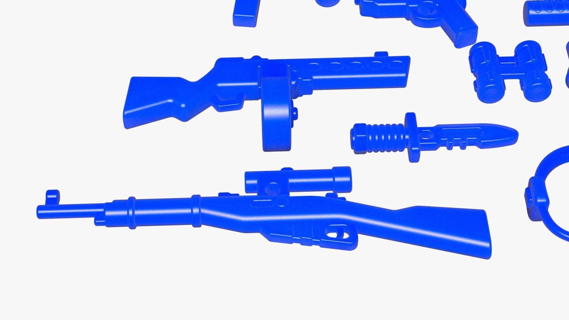 Lego Realsize 3D Scan Weapons Collection 3D model 3D model | CGTrader