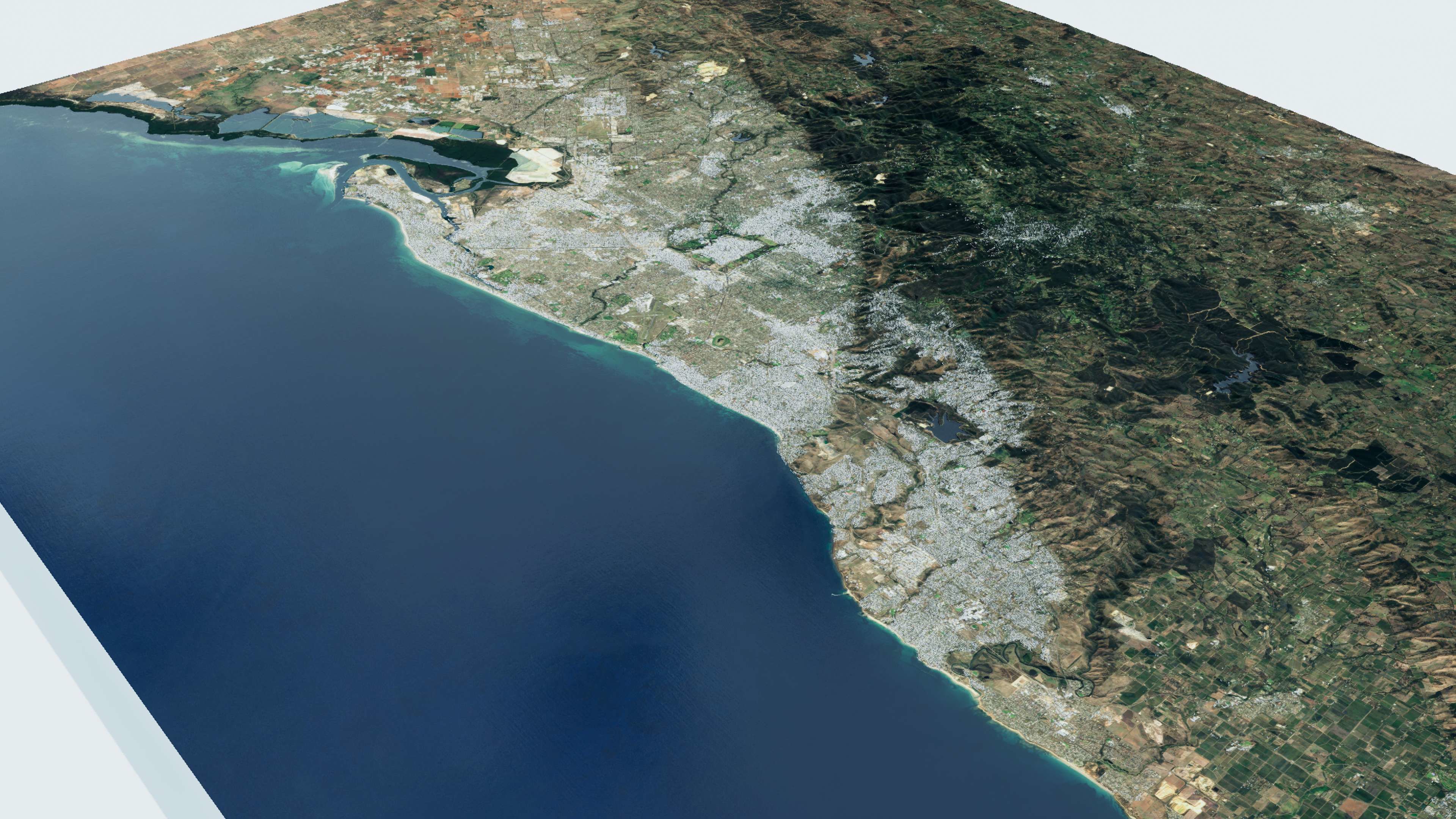 Adelaide Australia City Landscape 3D Model 3D model | CGTrader