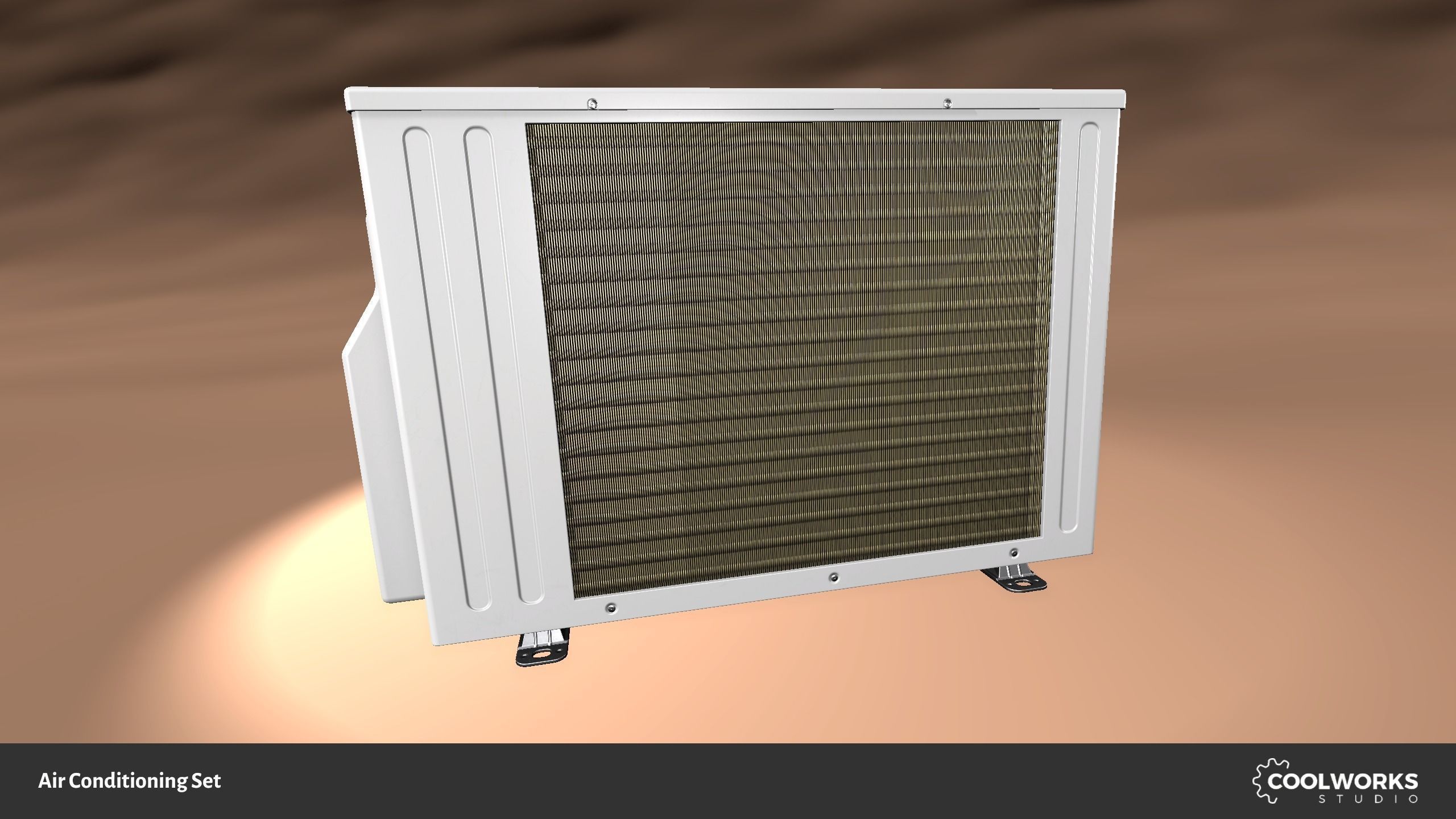 3D model Air Conditioning Unit Set VR / AR / low-poly | CGTrader