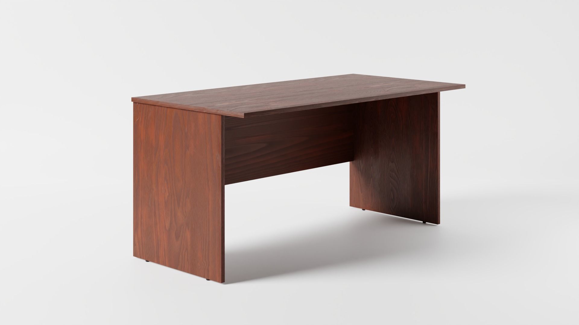 Wood Desk Unit 3D model | CGTrader