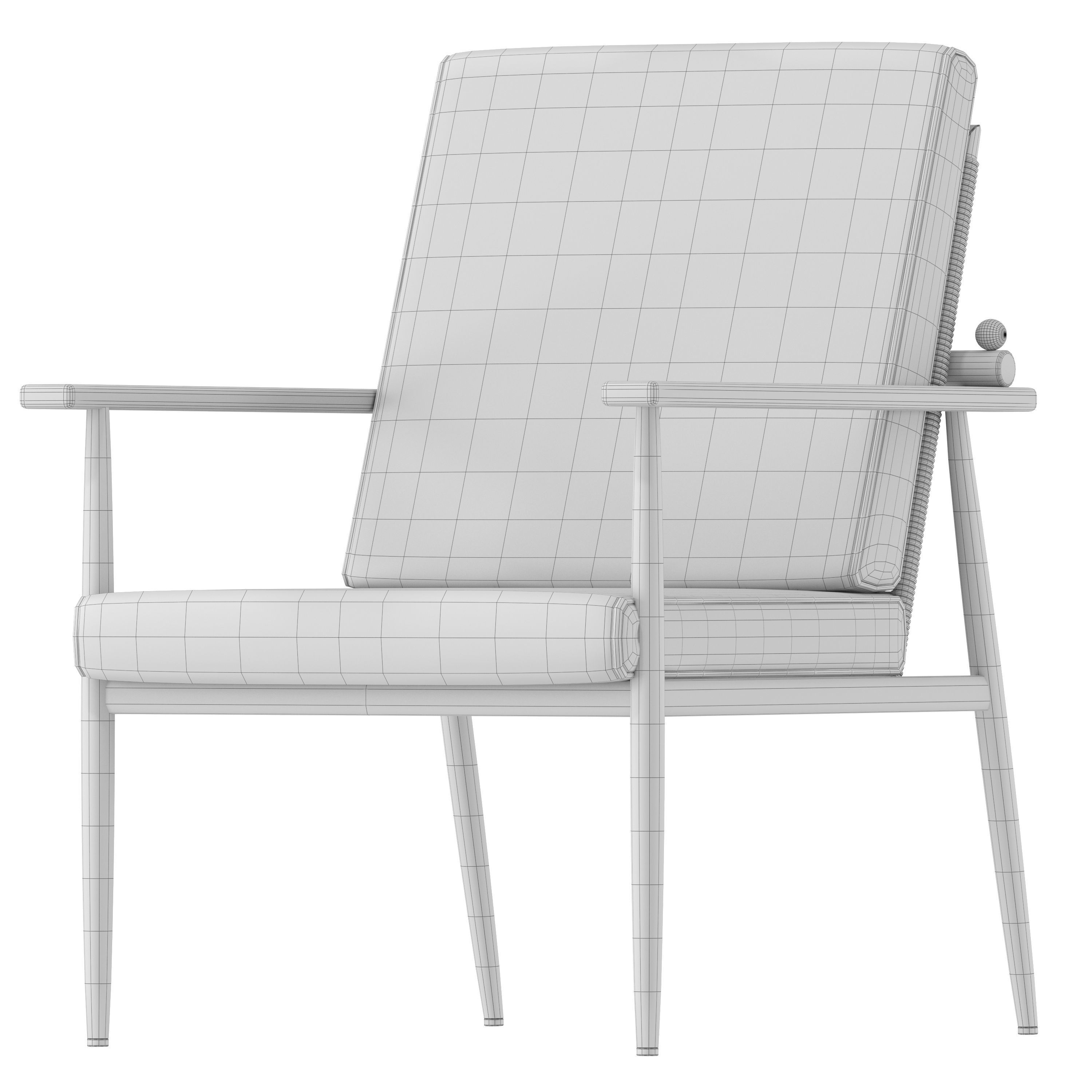sette garden voxel table and chair 3D model | CGTrader