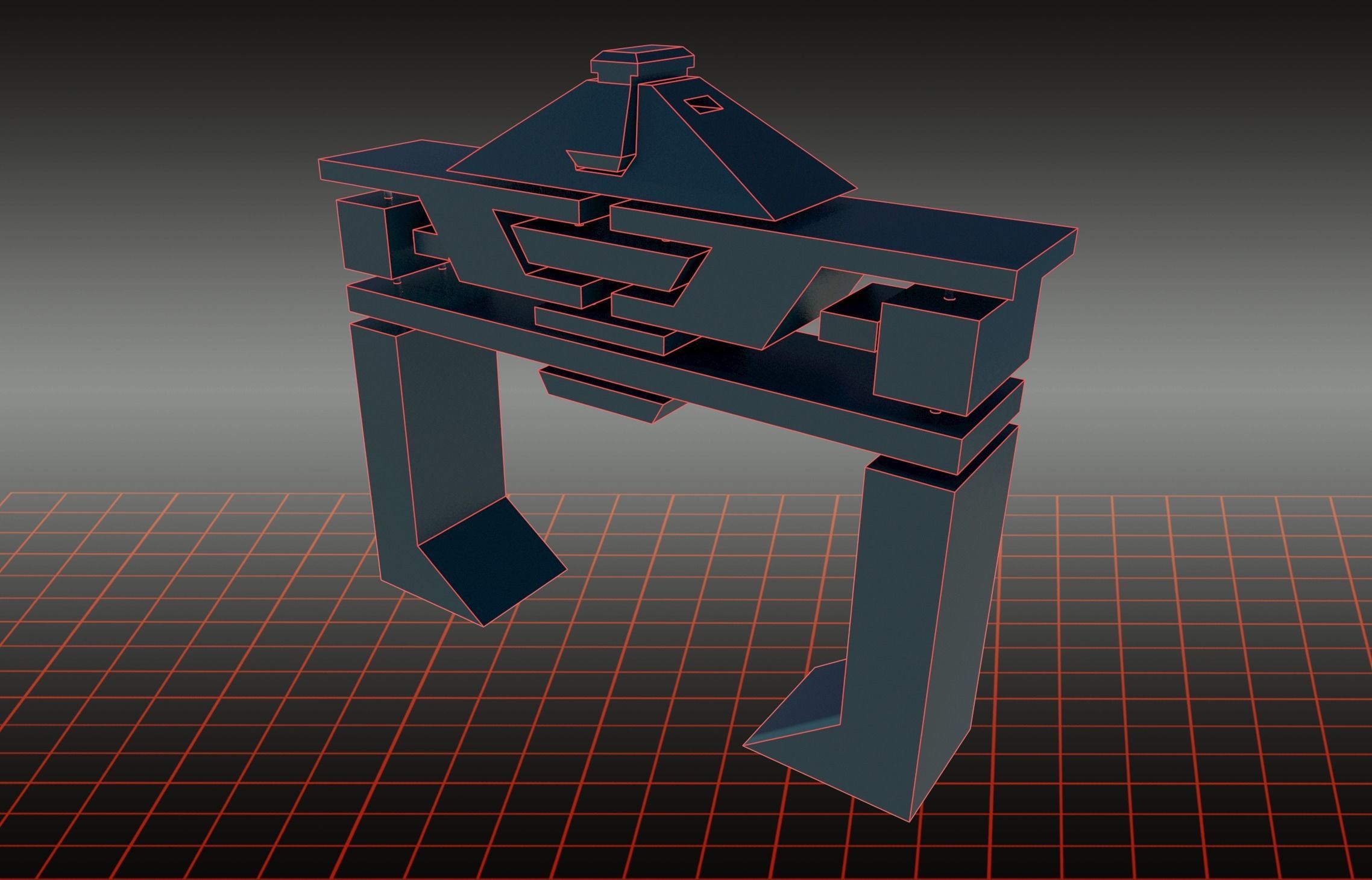 Tron Recognizer - Grid Patrol Ship 3D model 3D printable | CGTrader