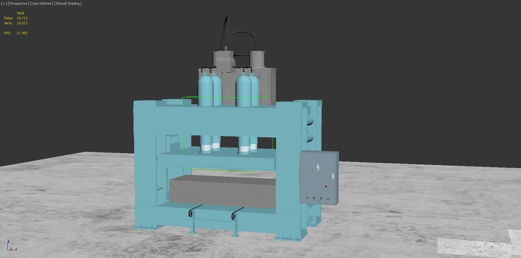 Sheet cold press 3D model | CGTrader