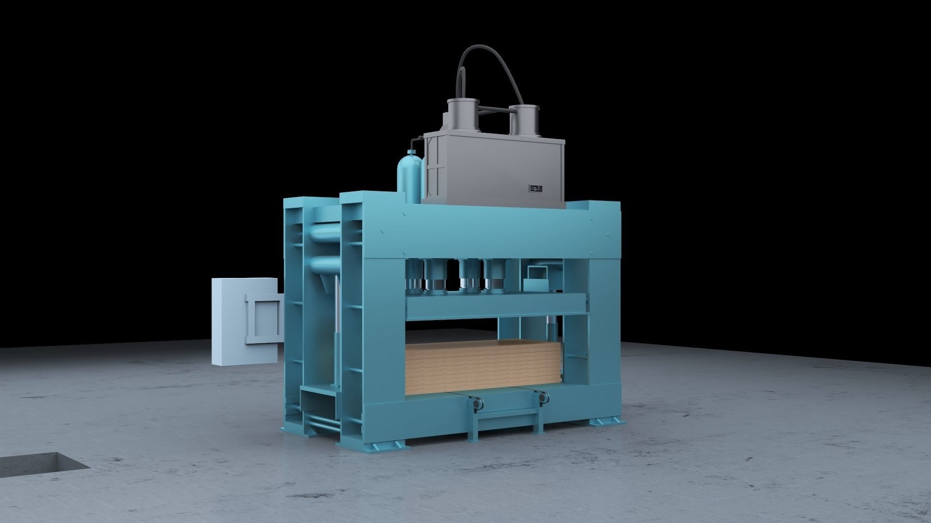 Sheet cold press 3D model | CGTrader