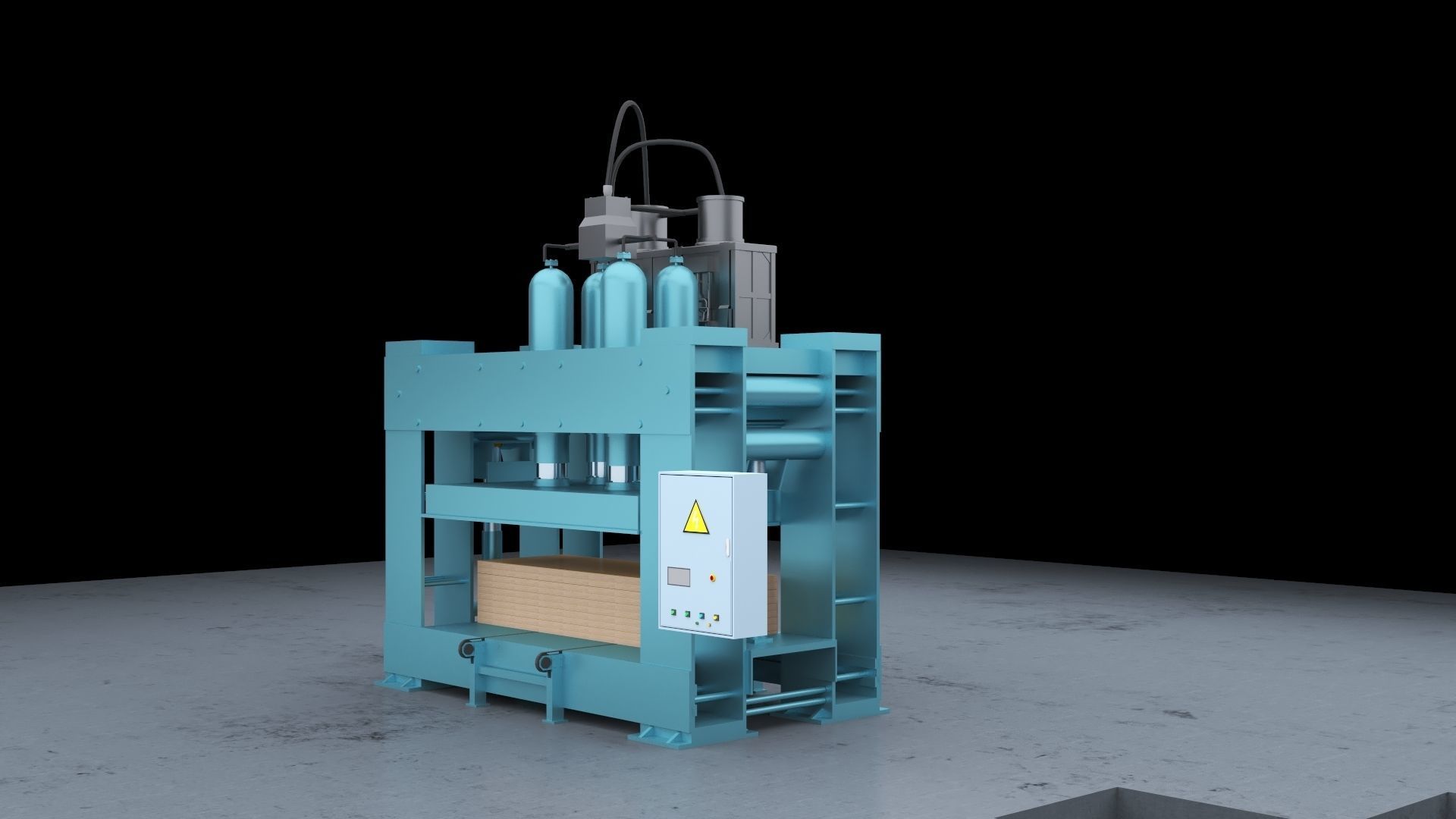 Sheet cold press 3D model | CGTrader