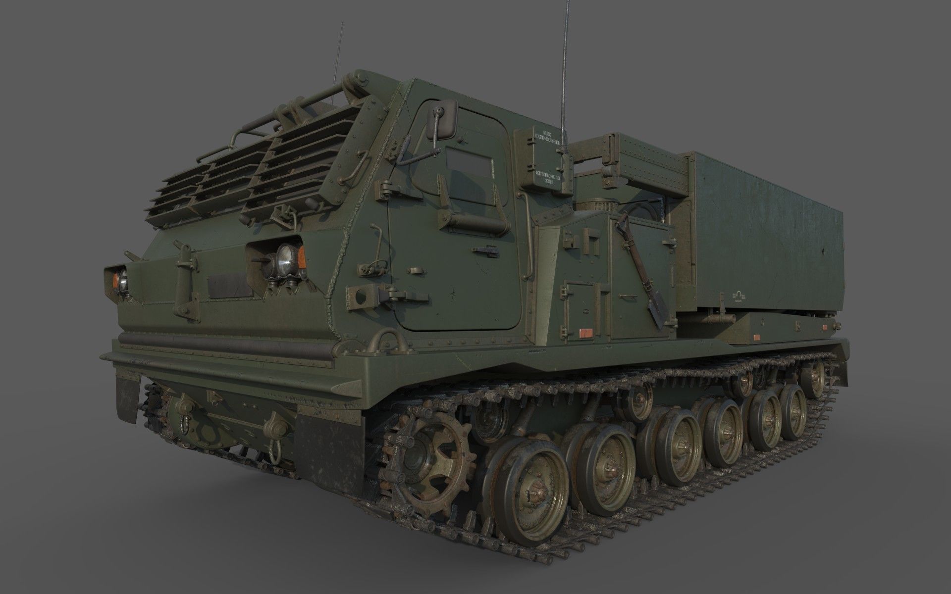 M270 MLRS 3D model | CGTrader