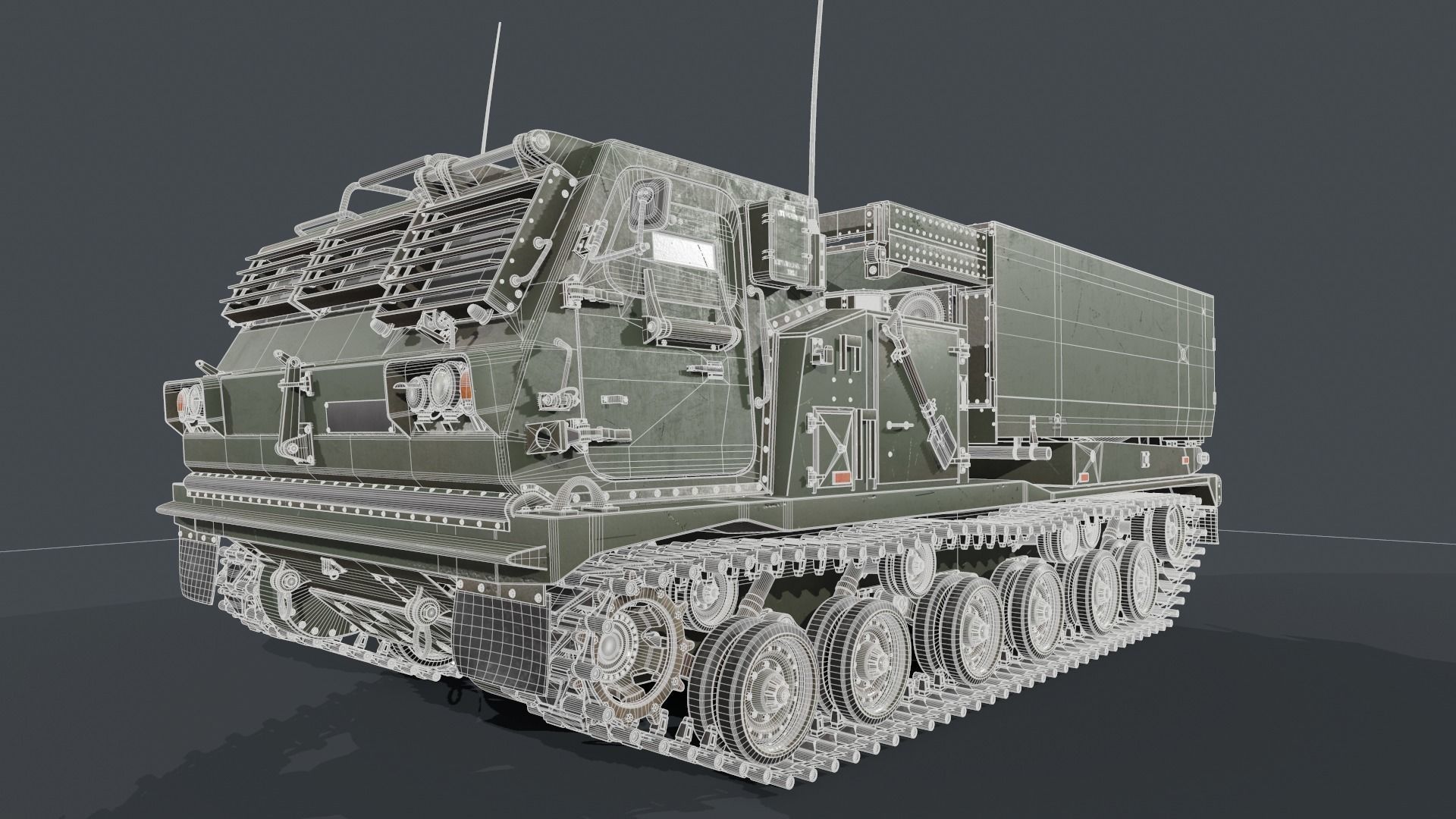 M270 MLRS 3D model | CGTrader