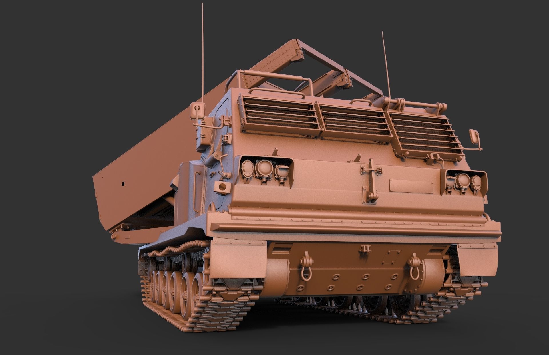 M270 MLRS 3D model | CGTrader