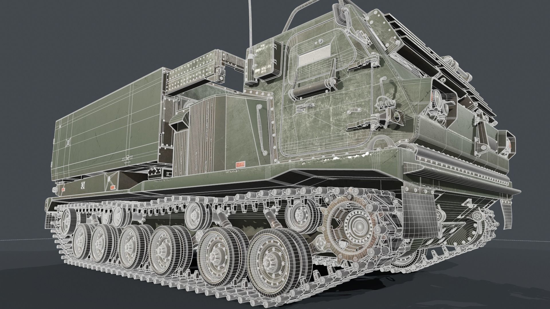 M270 MLRS 3D model | CGTrader