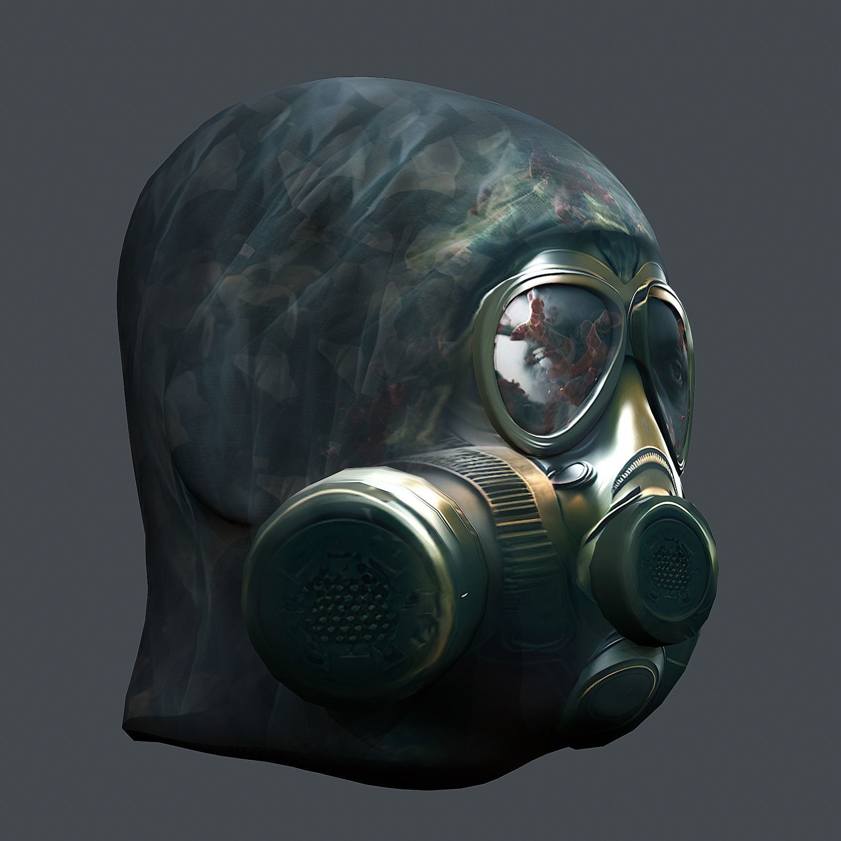 3D model Helmet 3d model military combat Military Low-poly VR VR / AR ...
