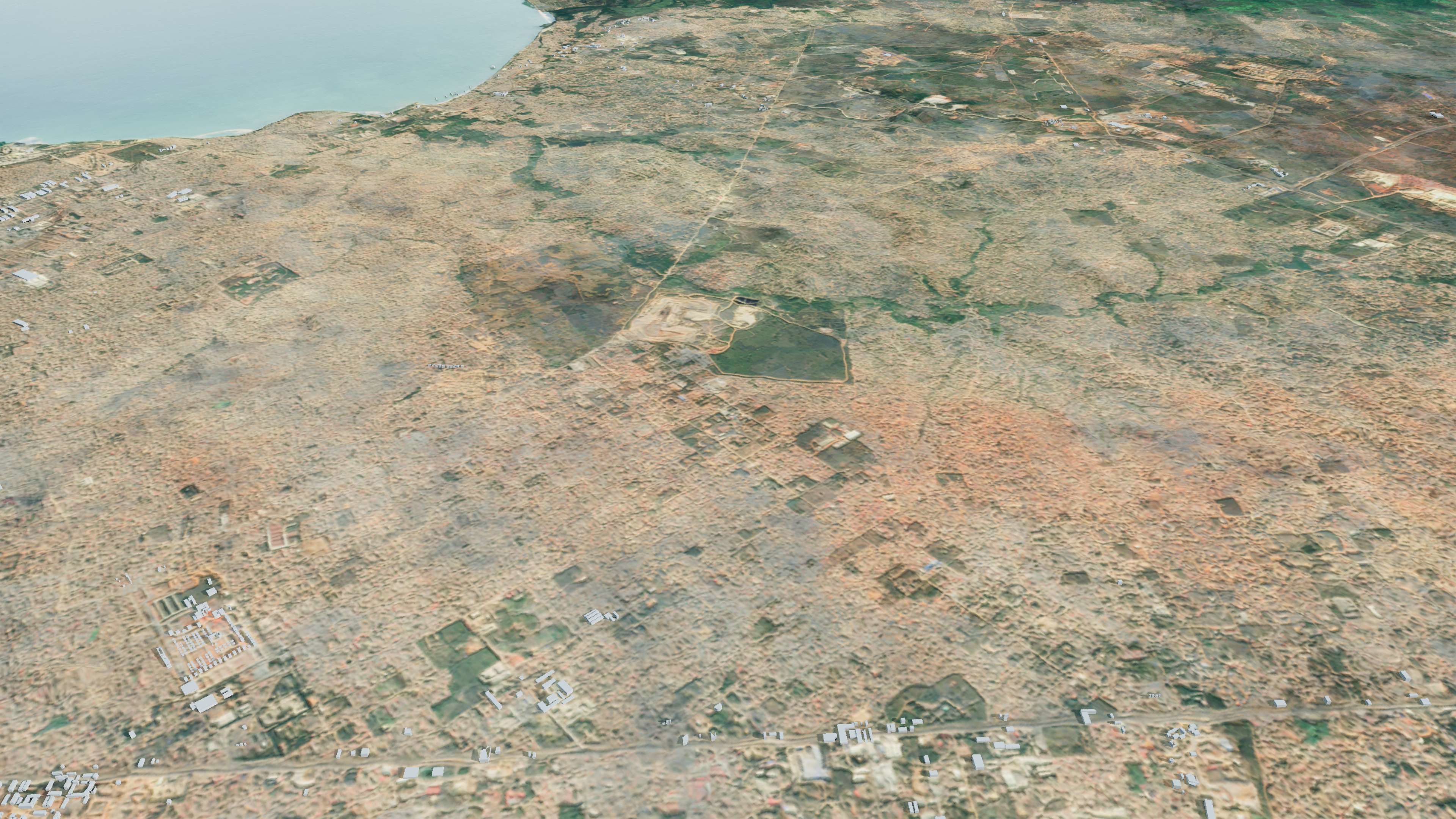 Cacuaco Angola City Landscape 3D Model 3D model | CGTrader