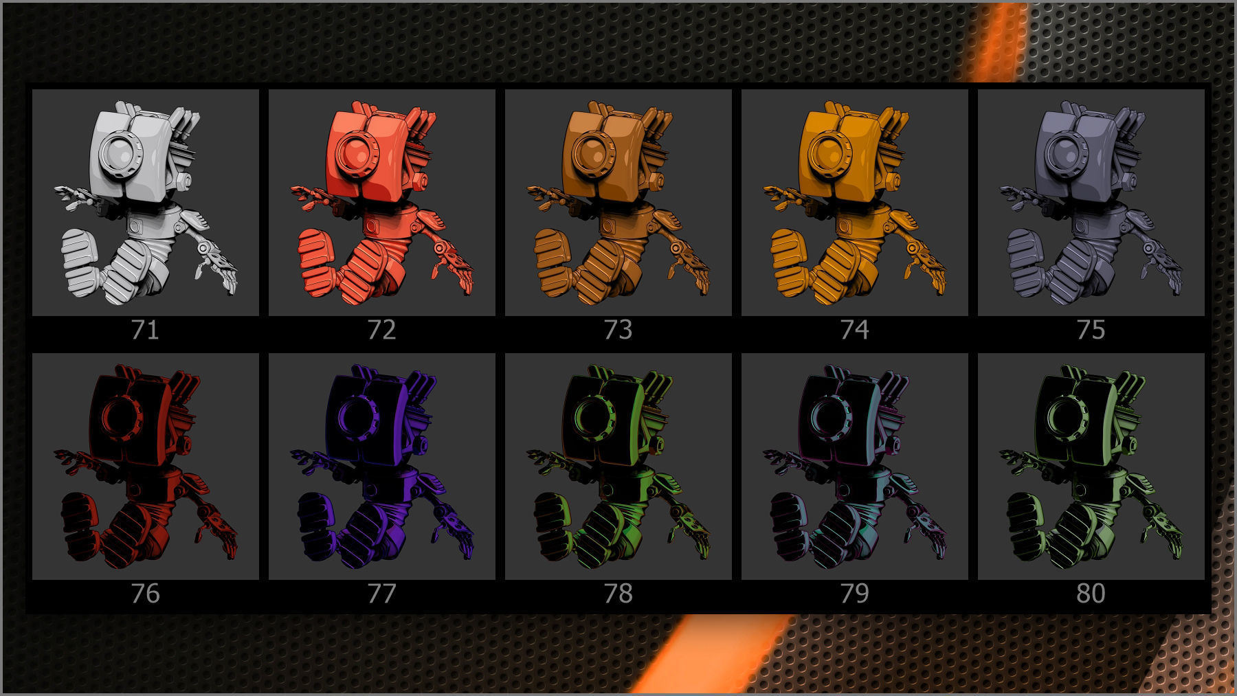 Matcaps Megapack 100 Comic Styles For ZBrush 3D model | CGTrader