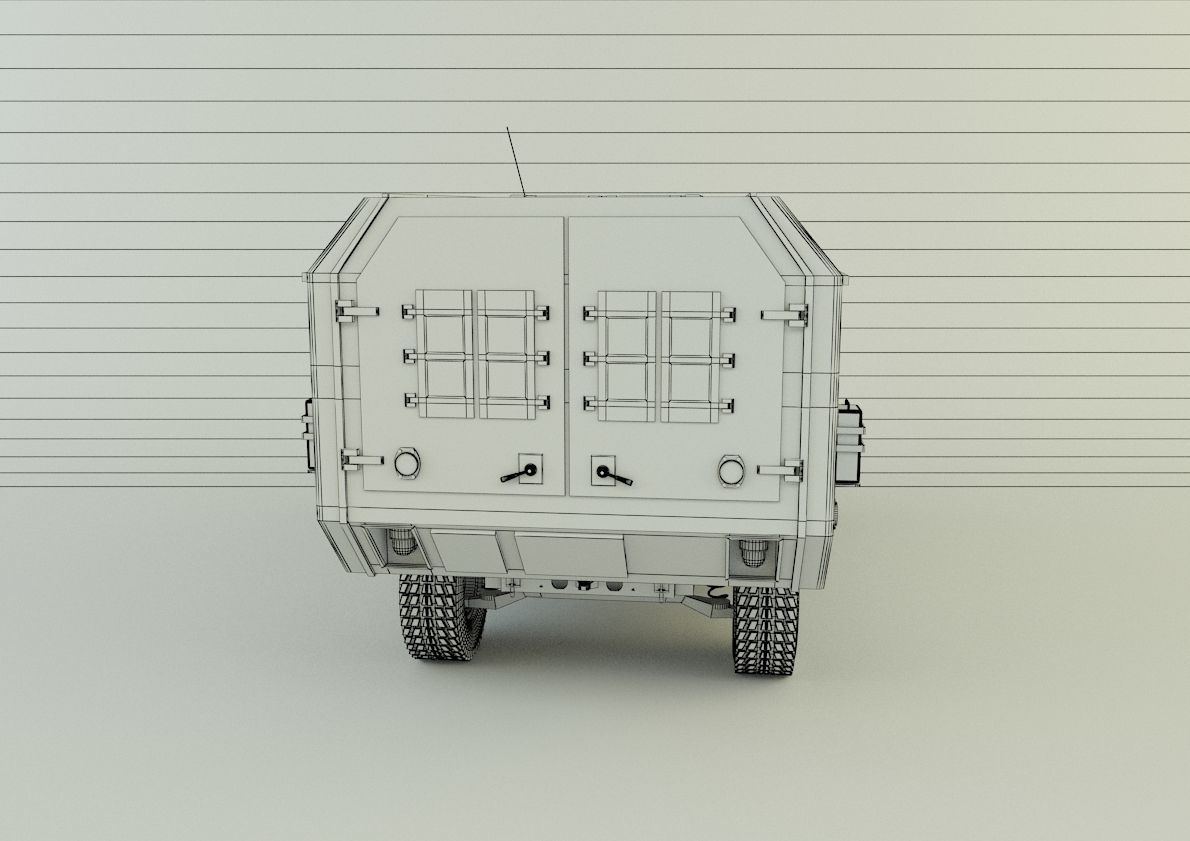 hummer ambulance 3D model | CGTrader