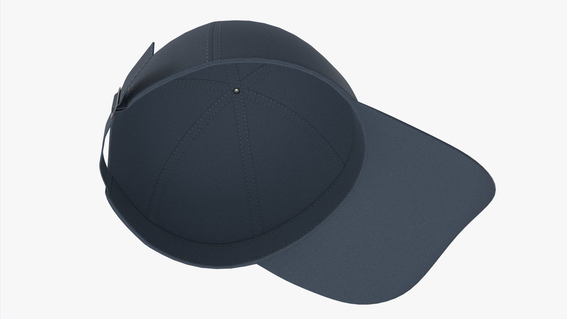 Baseball Cap Fabric Blue 3D model | CGTrader