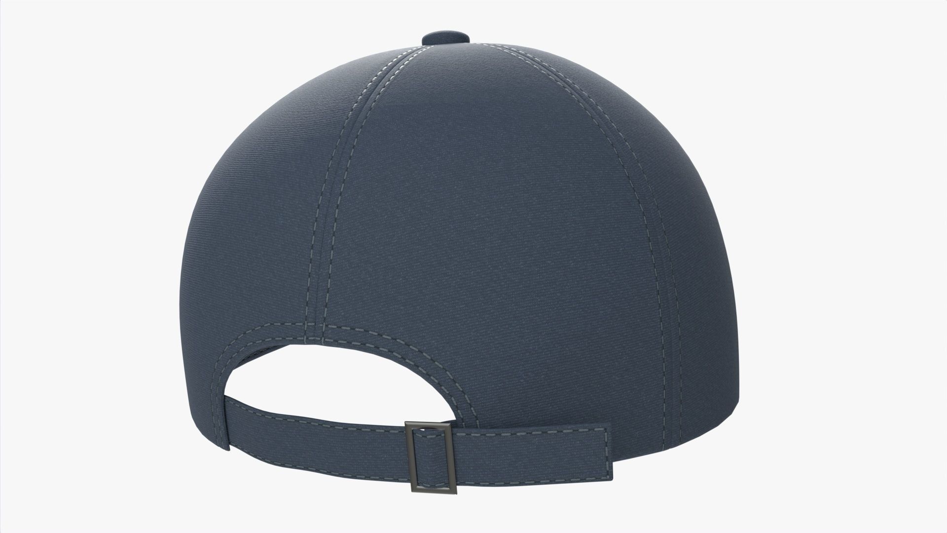 Baseball Cap Fabric Blue 3D model | CGTrader