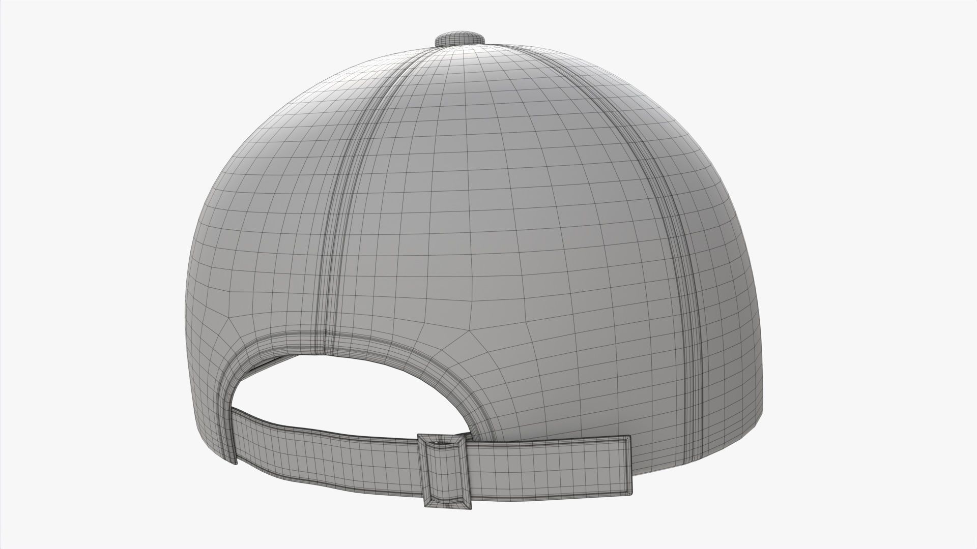 Baseball Cap Fabric Blue 3D model | CGTrader